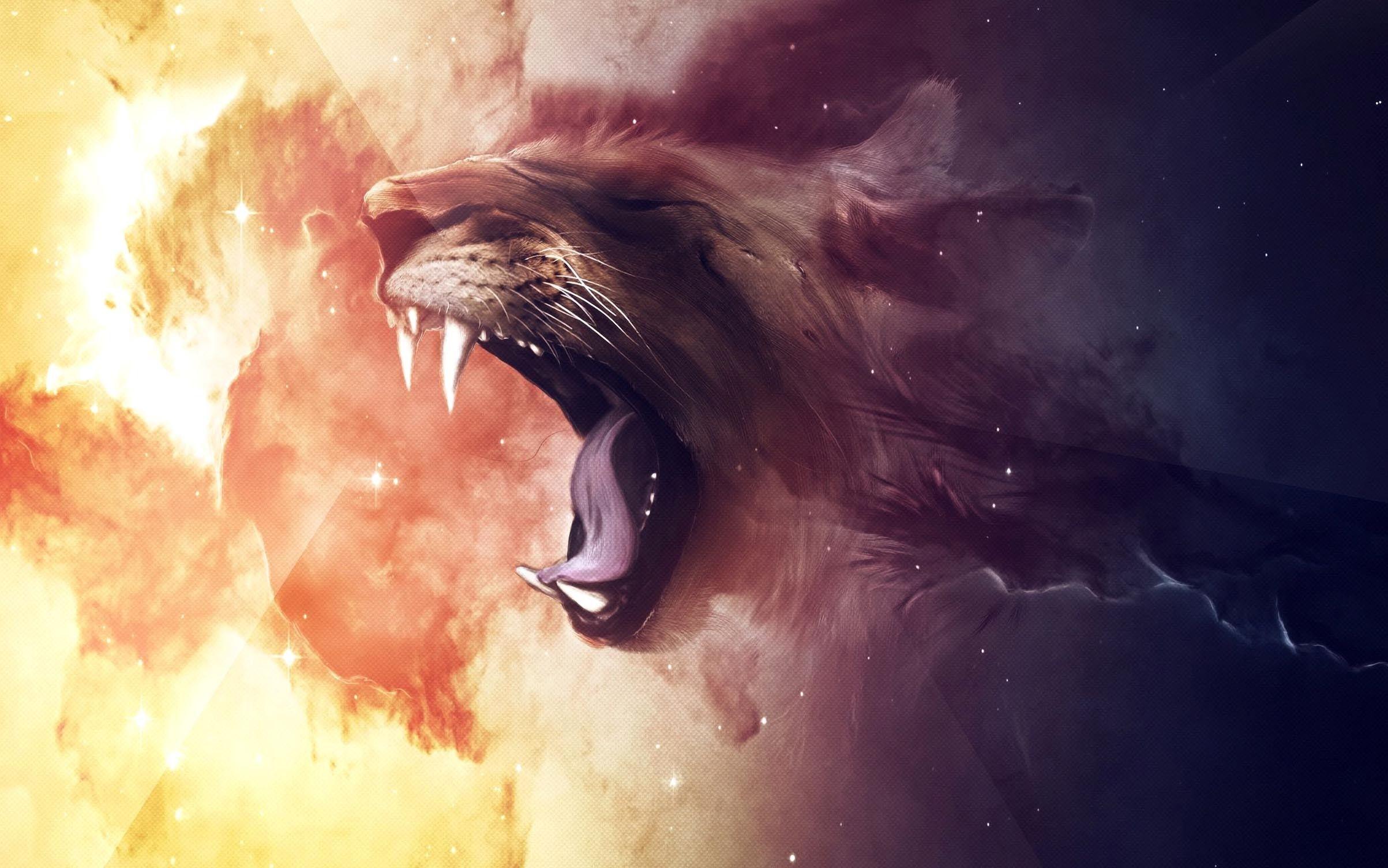 Lion Art Desktop Wallpapers - Top Free Lion Art Desktop Backgrounds ...