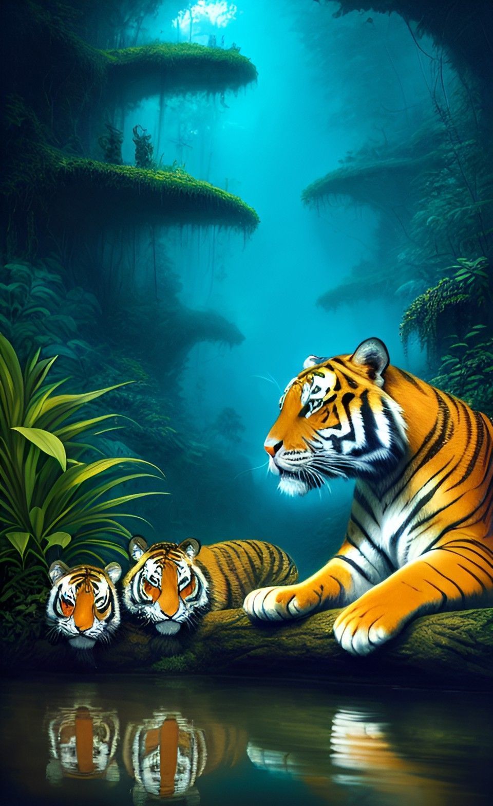 Tiger Family Wallpapers - Top Free Tiger Family Backgrounds ...