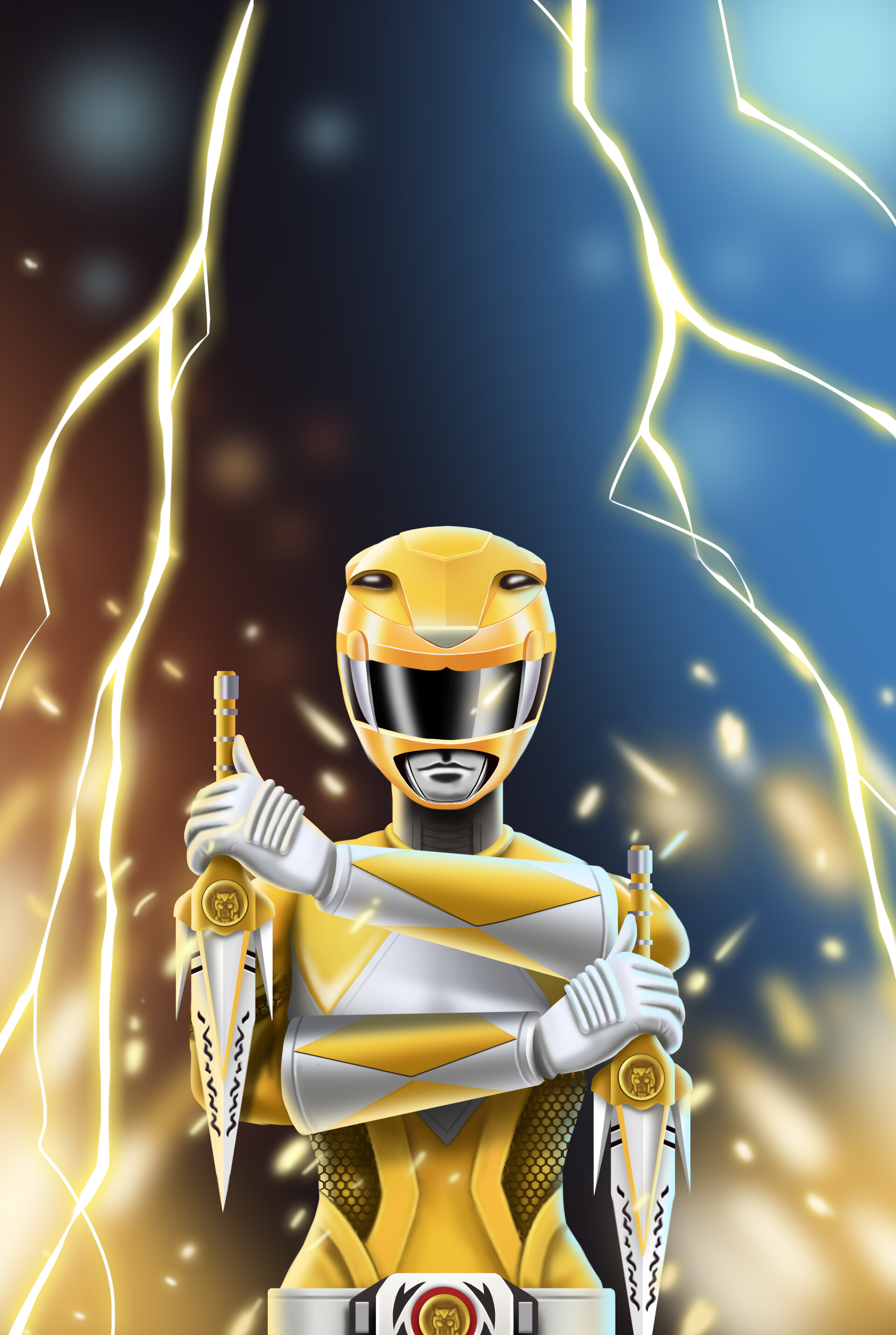 Yellow Ranger Wallpapers - Top Free Yellow Ranger Backgrounds ...