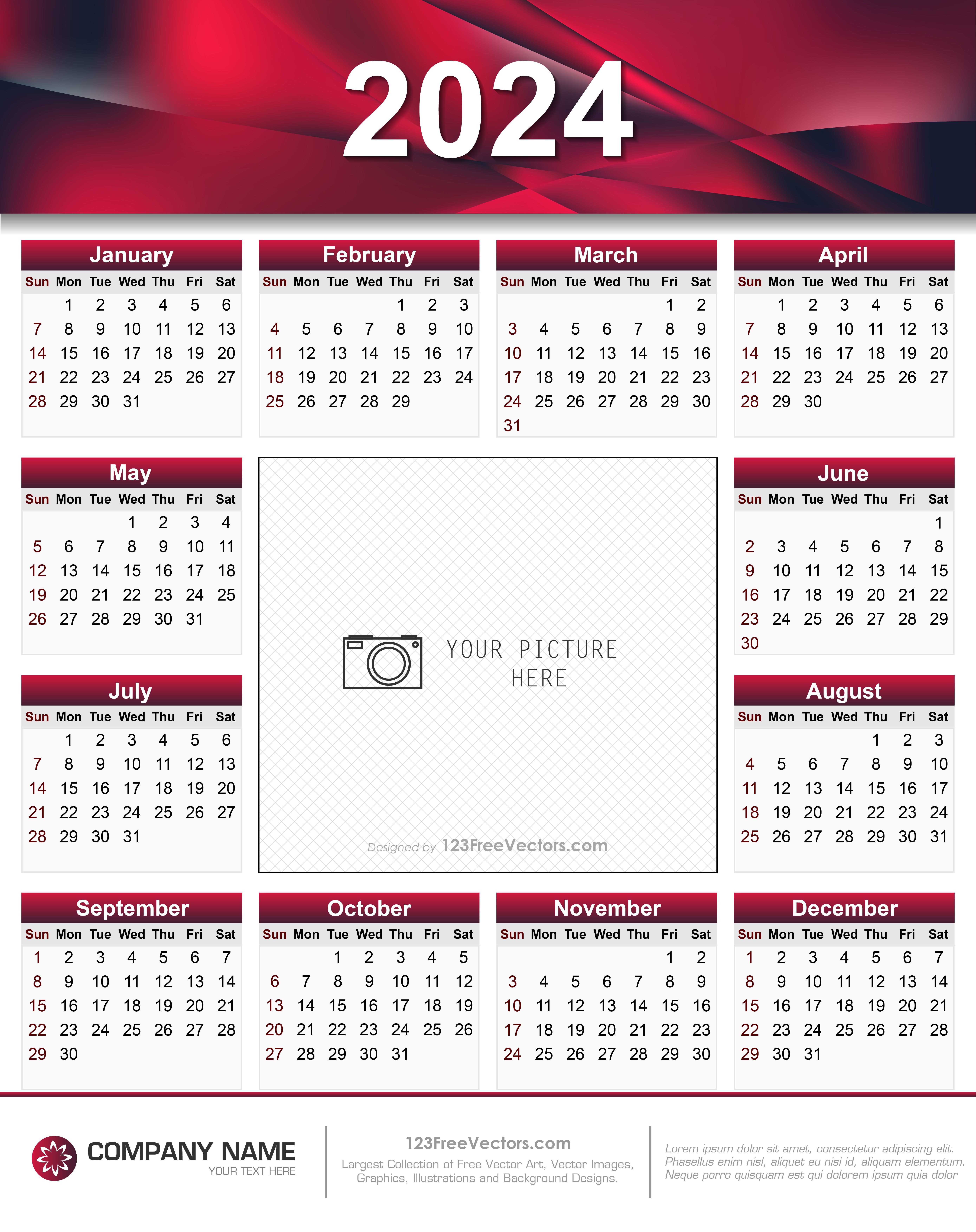 2024 Calendar Wallpapers - Top Free 2024 Calendar Backgrounds ...