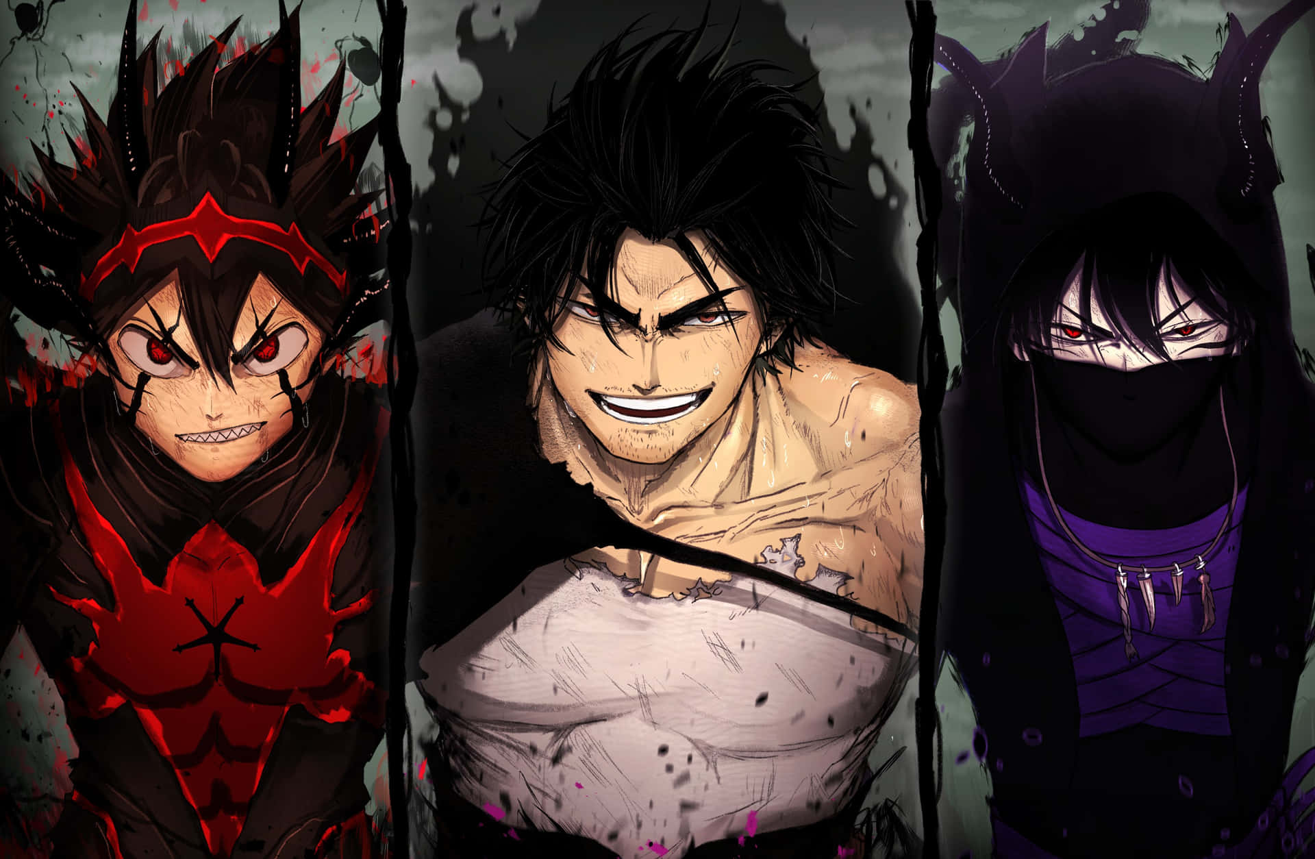 Black Clover Dark Wallpapers - Top Free Black Clover Dark Backgrounds ...