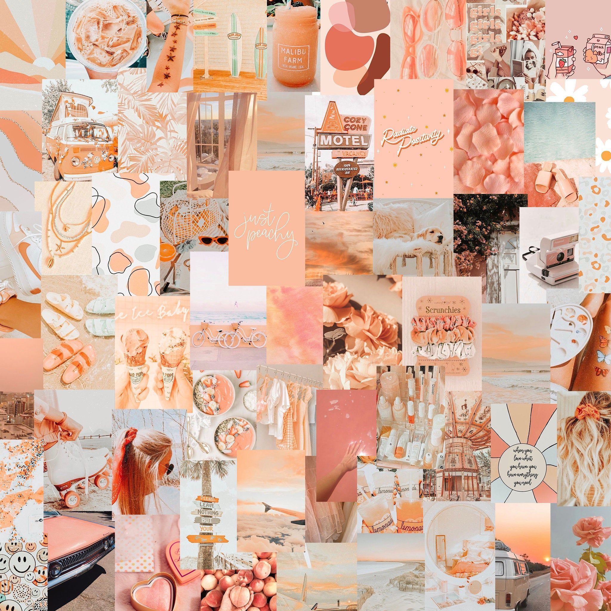 Peach Collage Wallpapers - Top Free Peach Collage Backgrounds ...