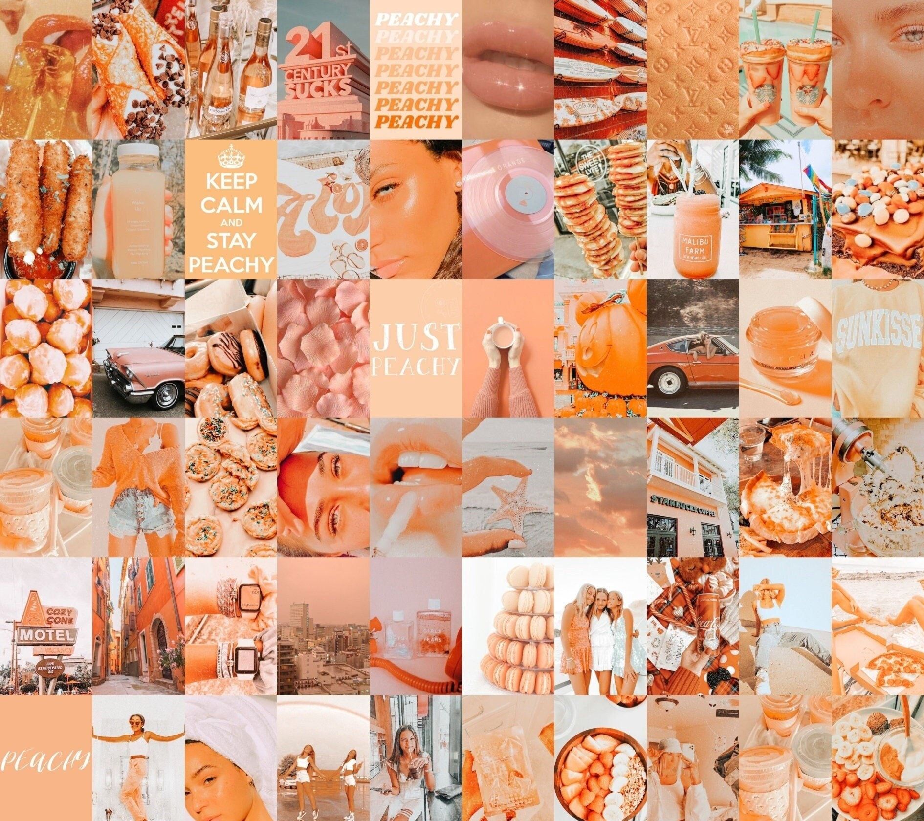 Peach Collage Wallpapers - Top Free Peach Collage Backgrounds ...
