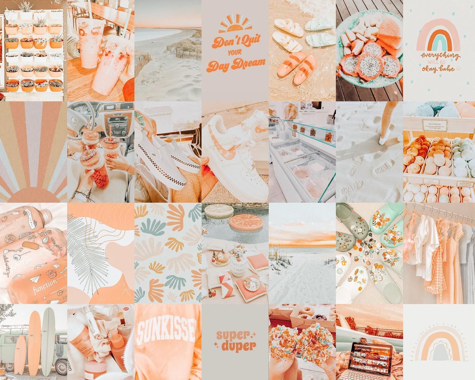 Peach Collage Wallpapers - Top Free Peach Collage Backgrounds ...