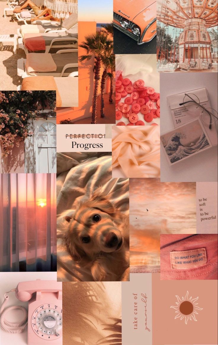 Peach Collage Wallpapers - Top Free Peach Collage Backgrounds ...