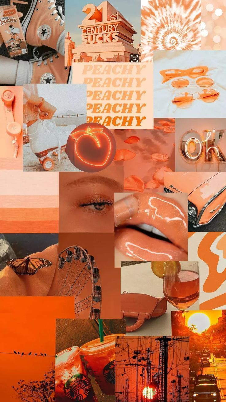 Peach Collage Wallpapers - Top Free Peach Collage Backgrounds ...