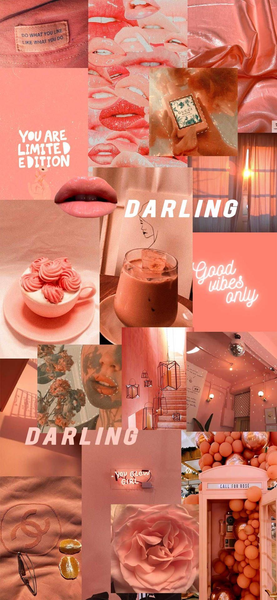 Peach Collage Wallpapers - Top Free Peach Collage Backgrounds ...