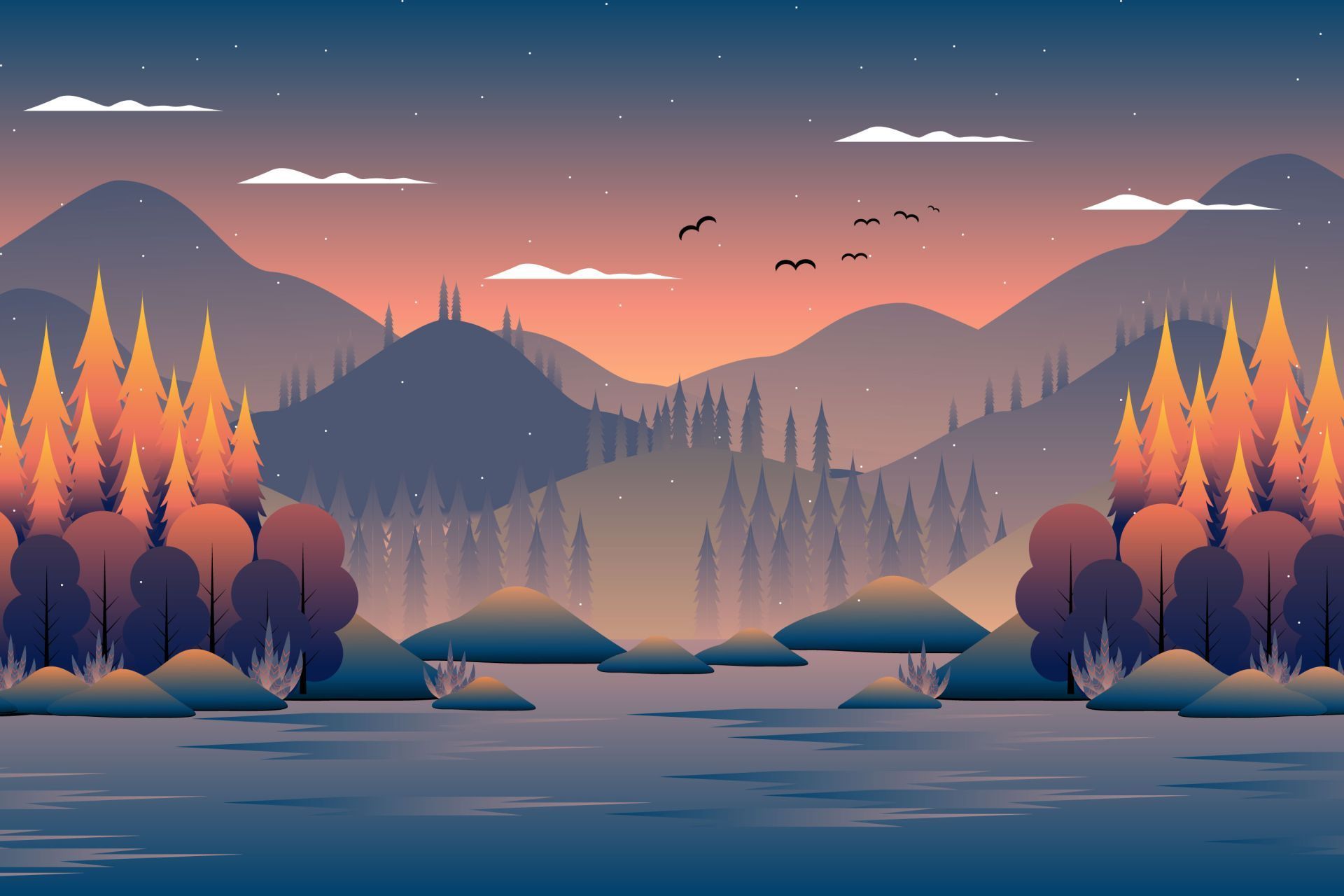 Forest Illustration Wallpapers - Top Free Forest Illustration ...