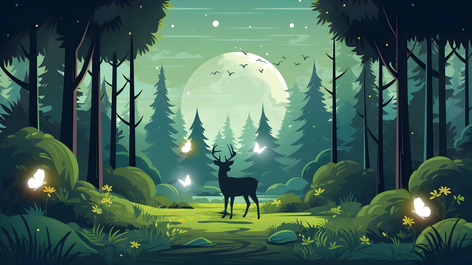 Forest Illustration Wallpapers - Top Free Forest Illustration ...