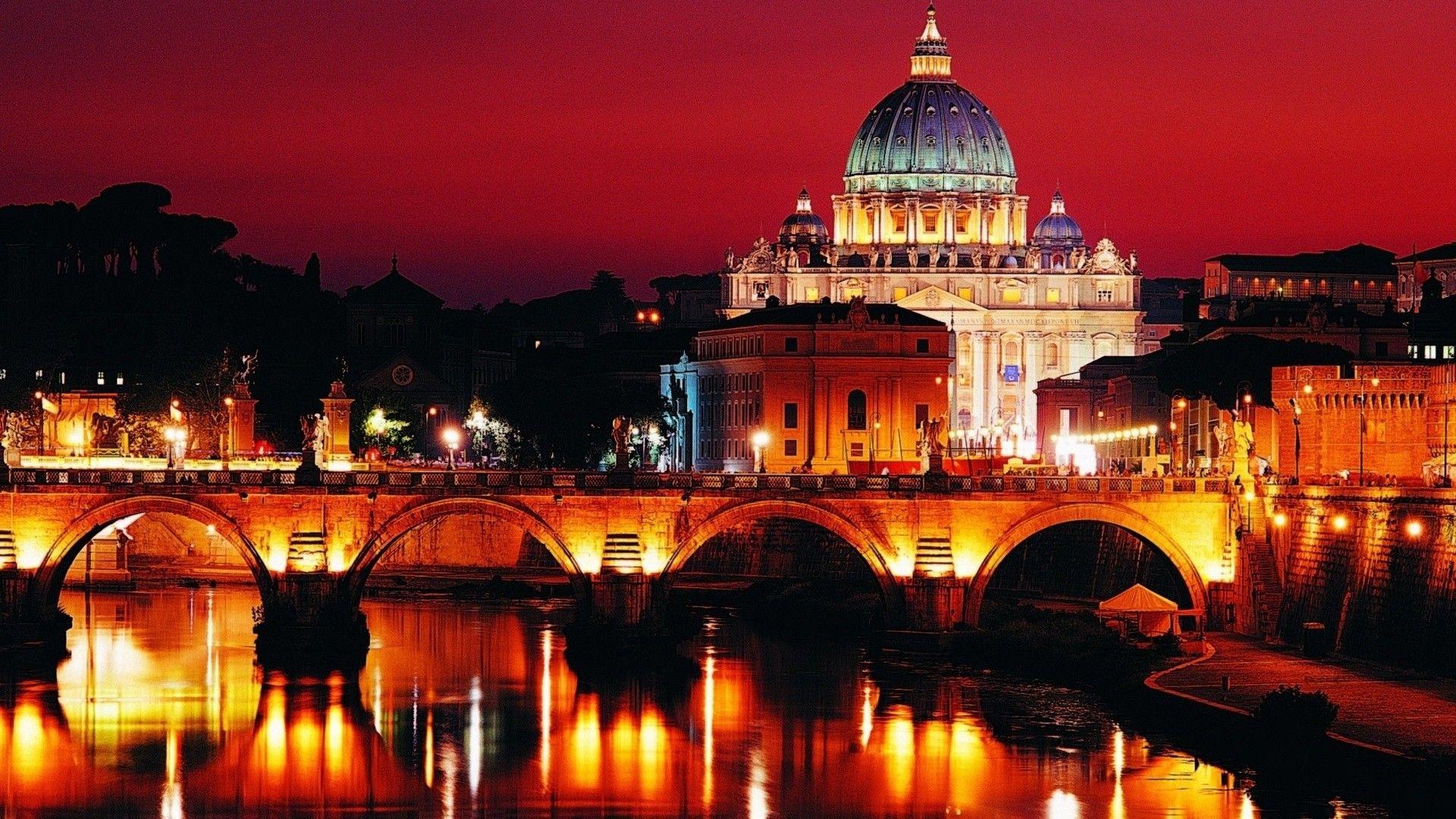 Rome Night Wallpapers - Top Free Rome Night Backgrounds - WallpaperAccess