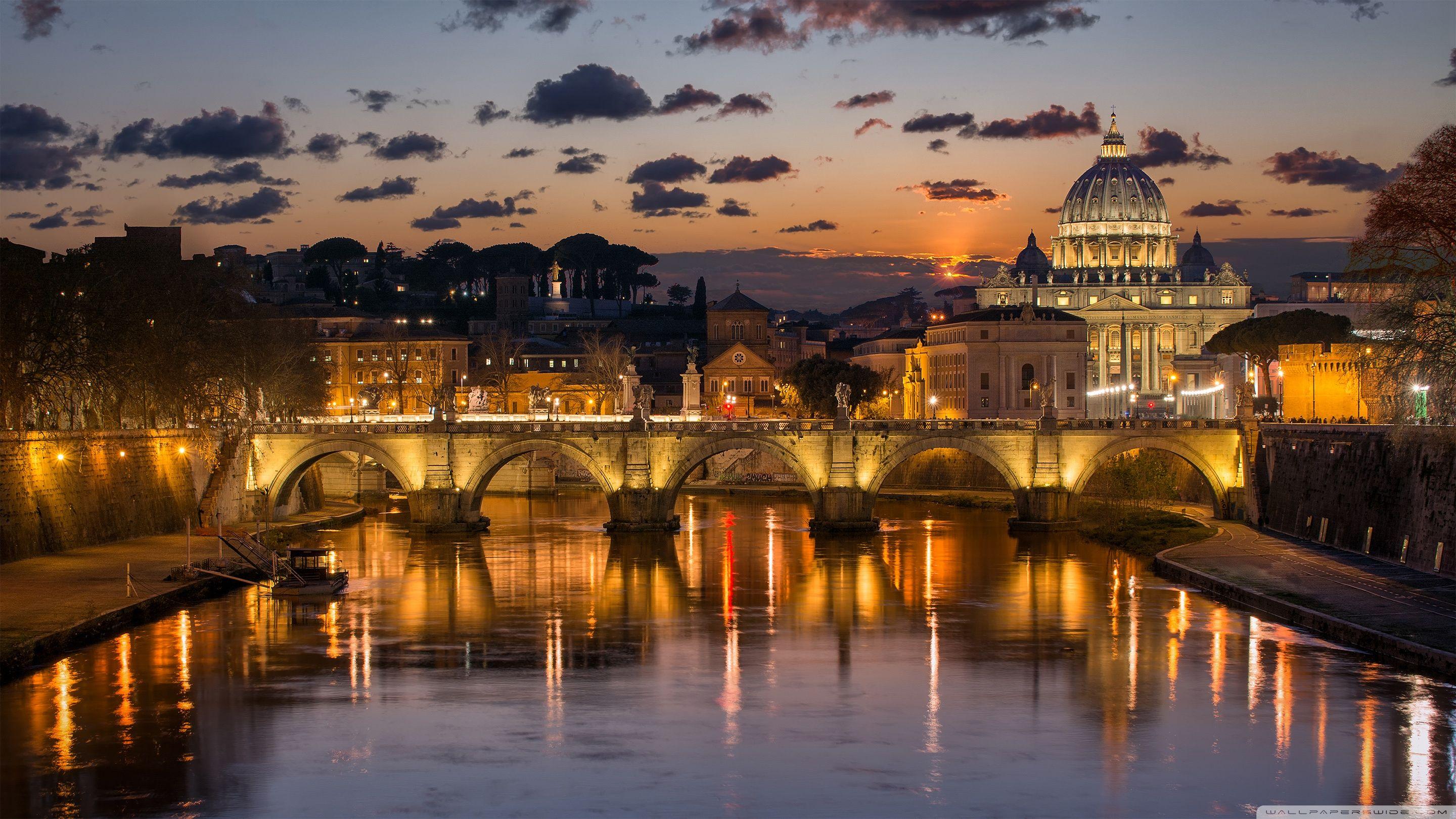 Rome Sunset Wallpapers - Top Free Rome Sunset Backgrounds - WallpaperAccess