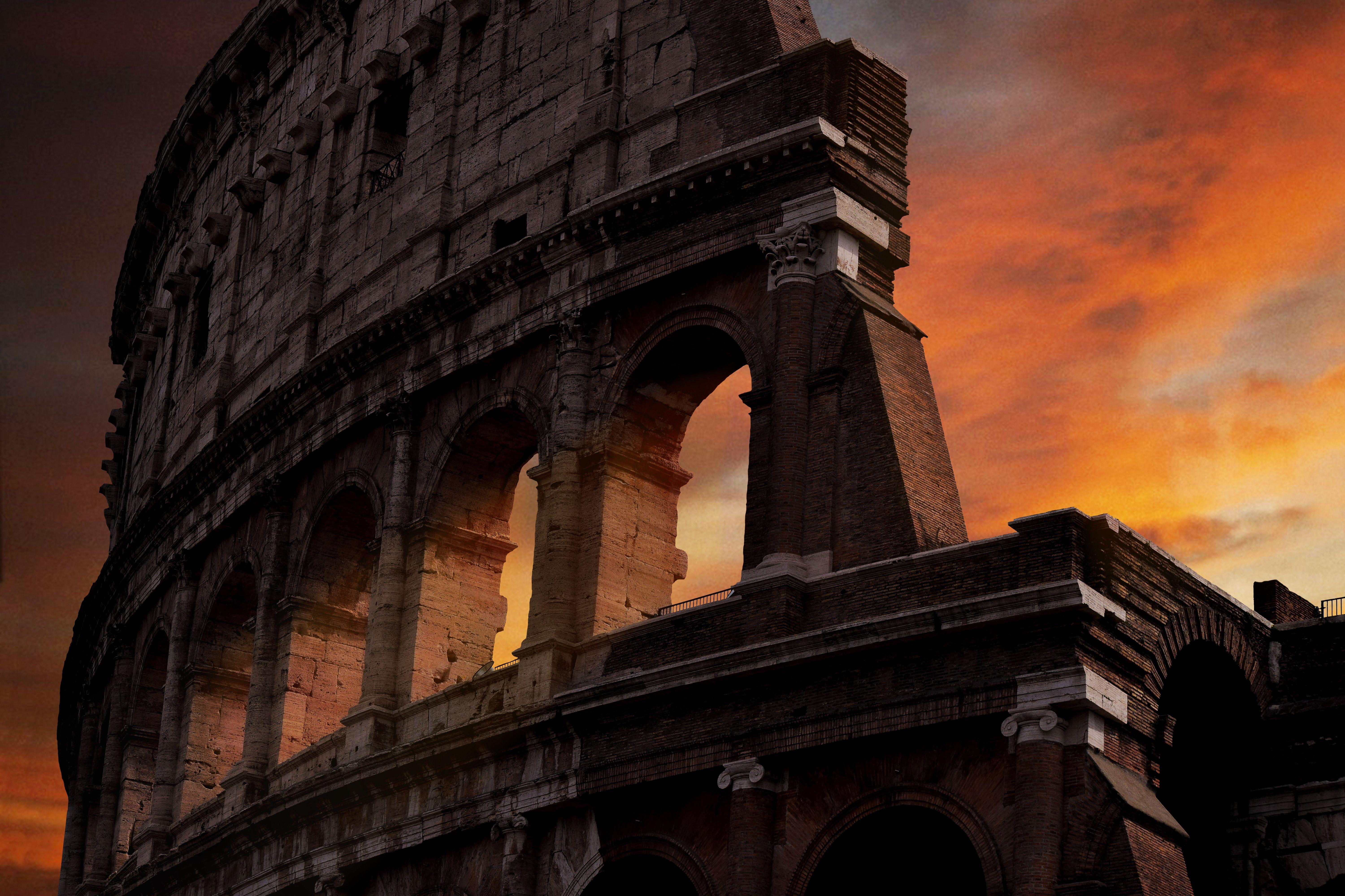 Rome Sunset Wallpapers - Top Free Rome Sunset Backgrounds - WallpaperAccess