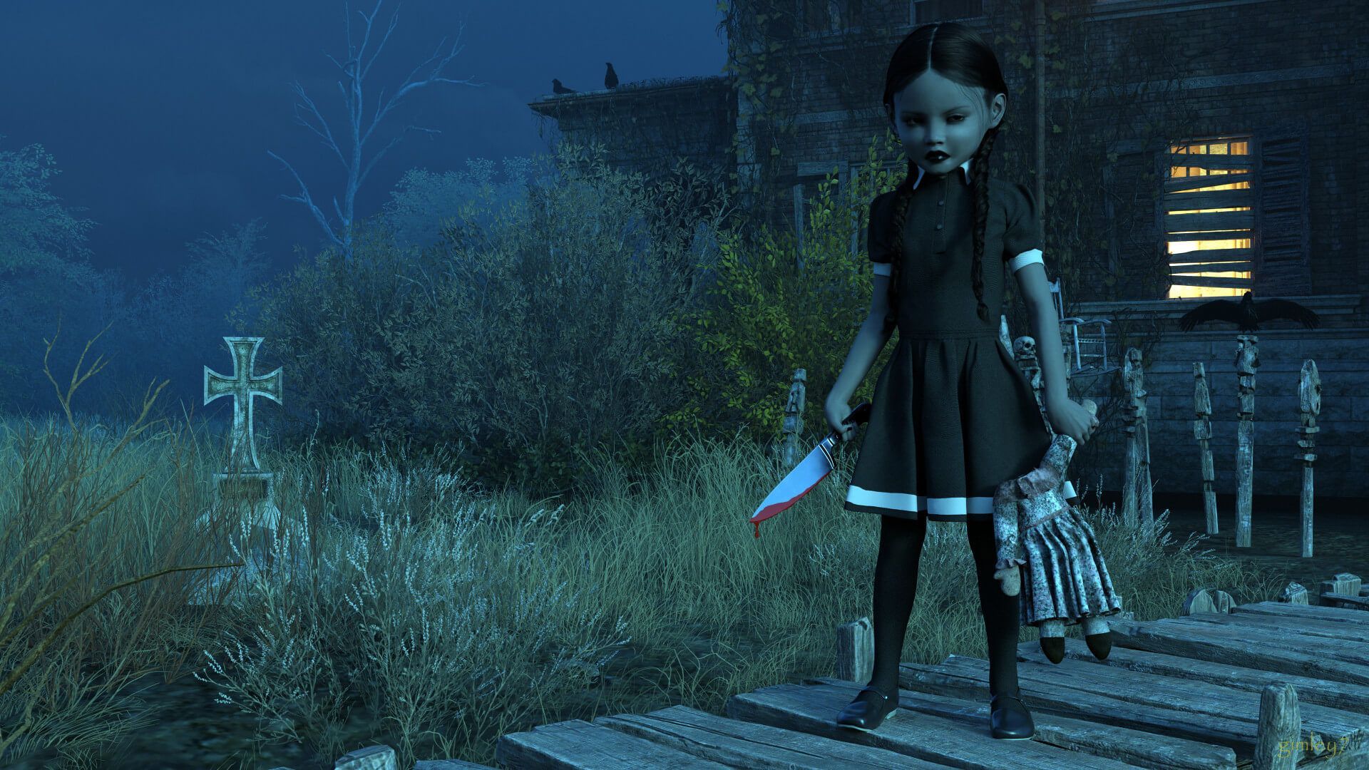 Wednesday Series Wallpapers - Top Free Wednesday Series Backgrounds ...