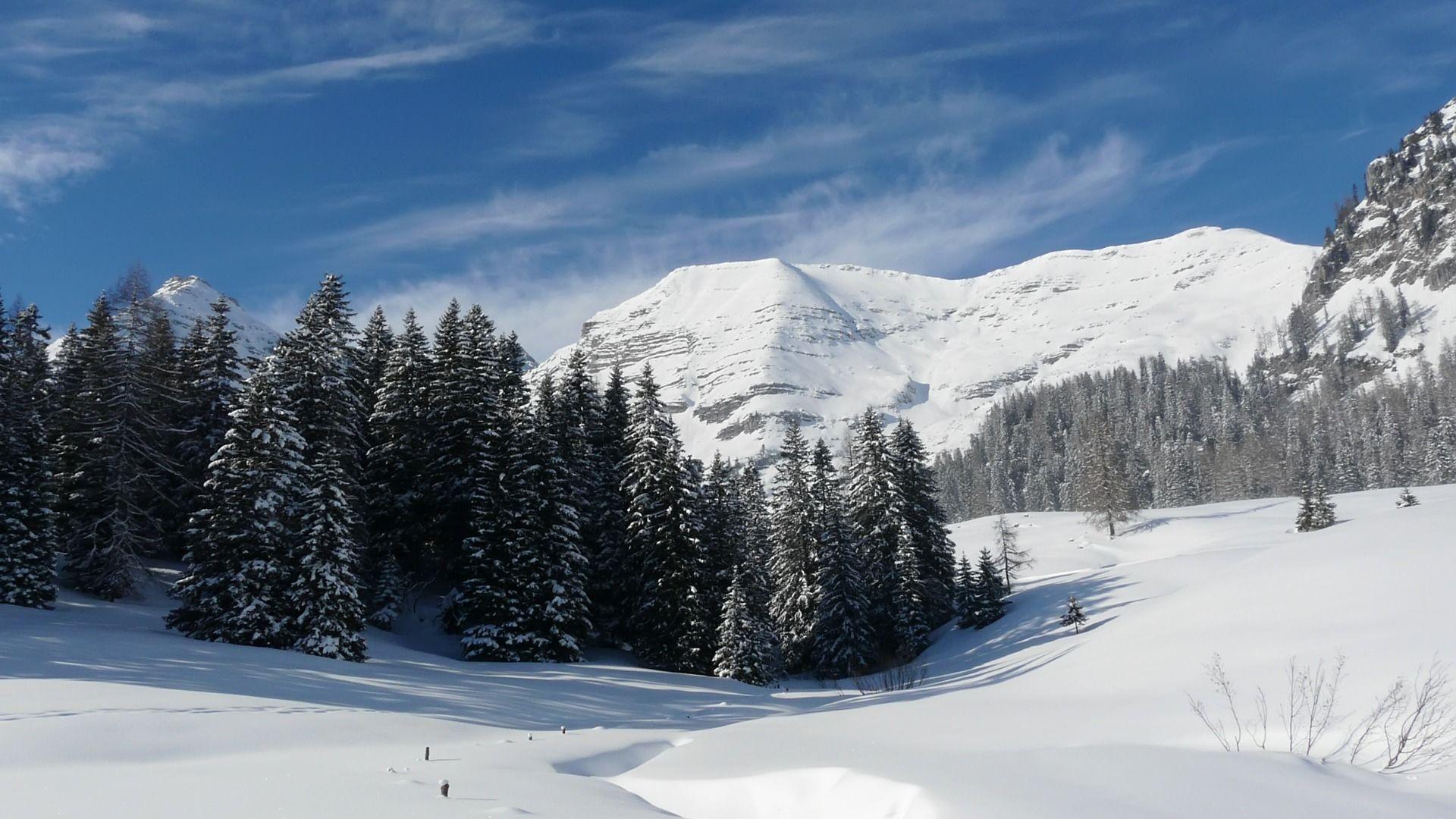 Snow Landscape Wallpapers - Top Free Snow Landscape Backgrounds ...