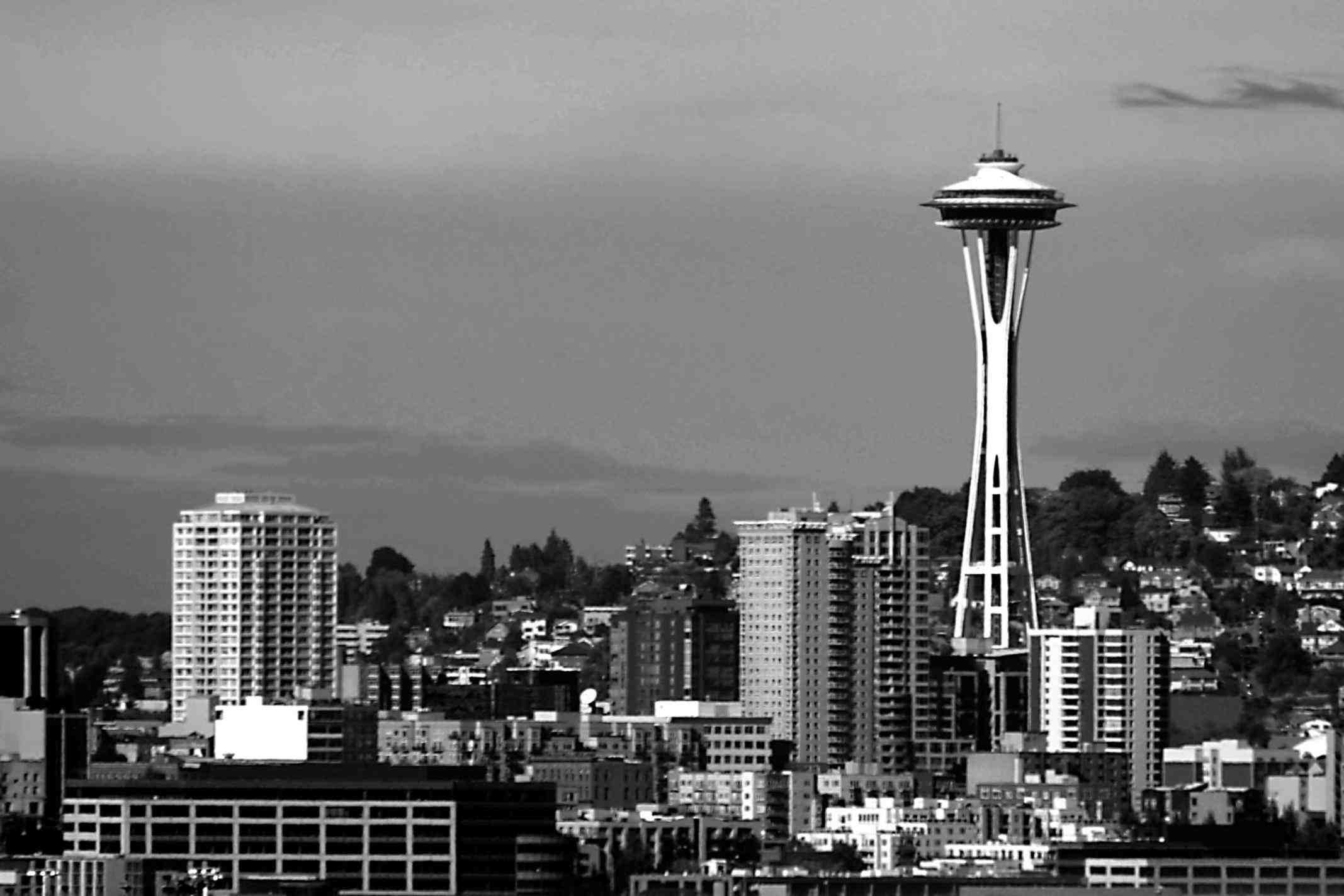 Seattle Black and White Wallpapers - Top Free Seattle Black and White ...