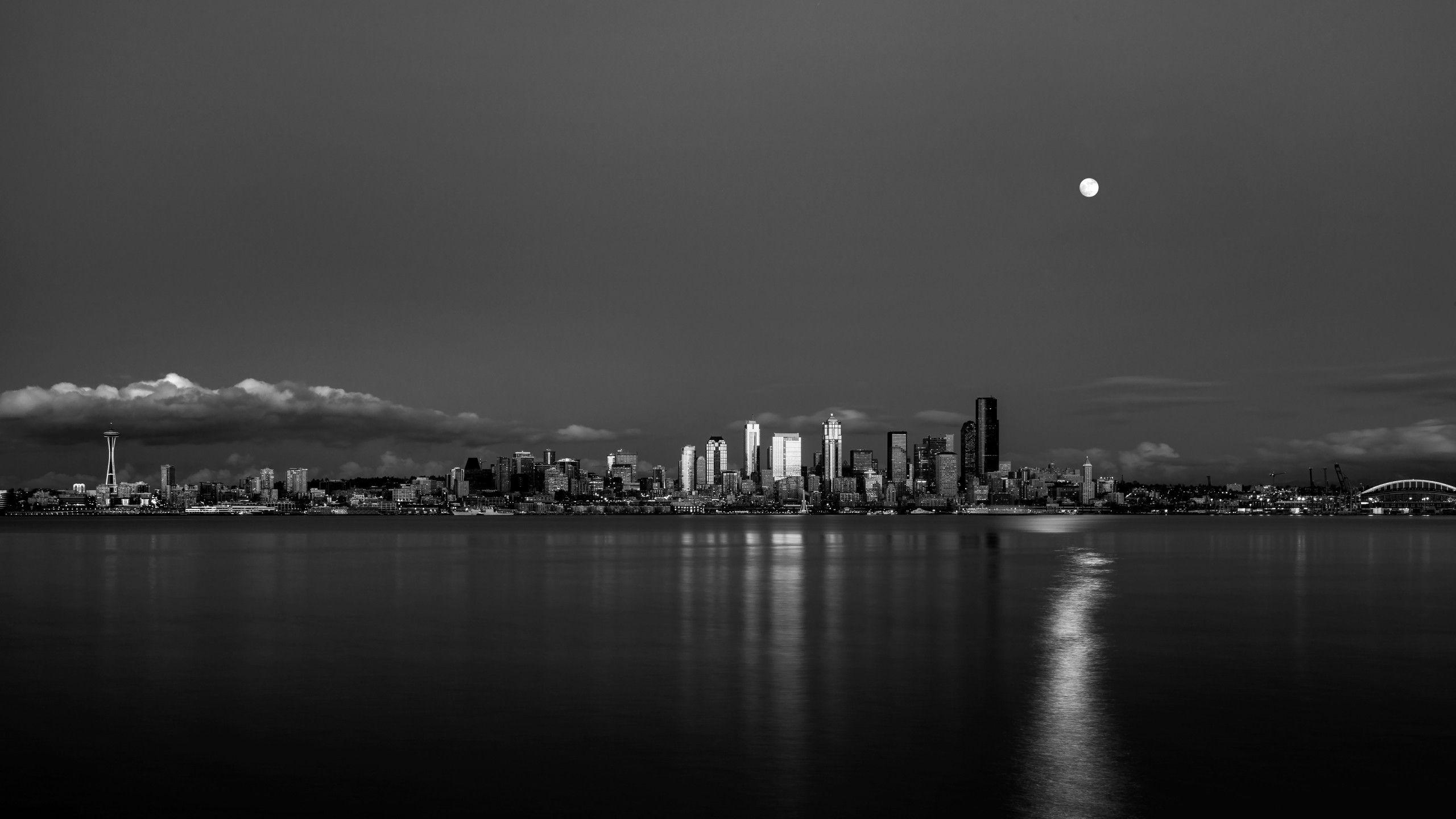 Seattle Black and White Wallpapers - Top Free Seattle Black and White ...