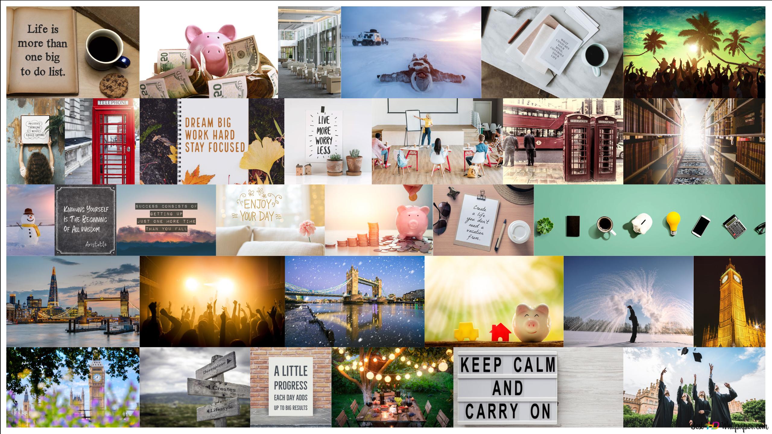 Motivation Collage Wallpapers - Top Free Motivation Collage Backgrounds ...