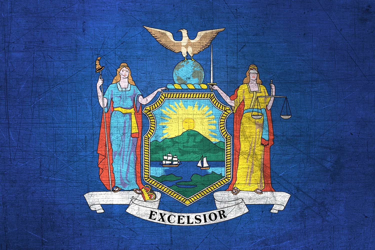 New York Flag Wallpapers - Top Free New York Flag Backgrounds ...