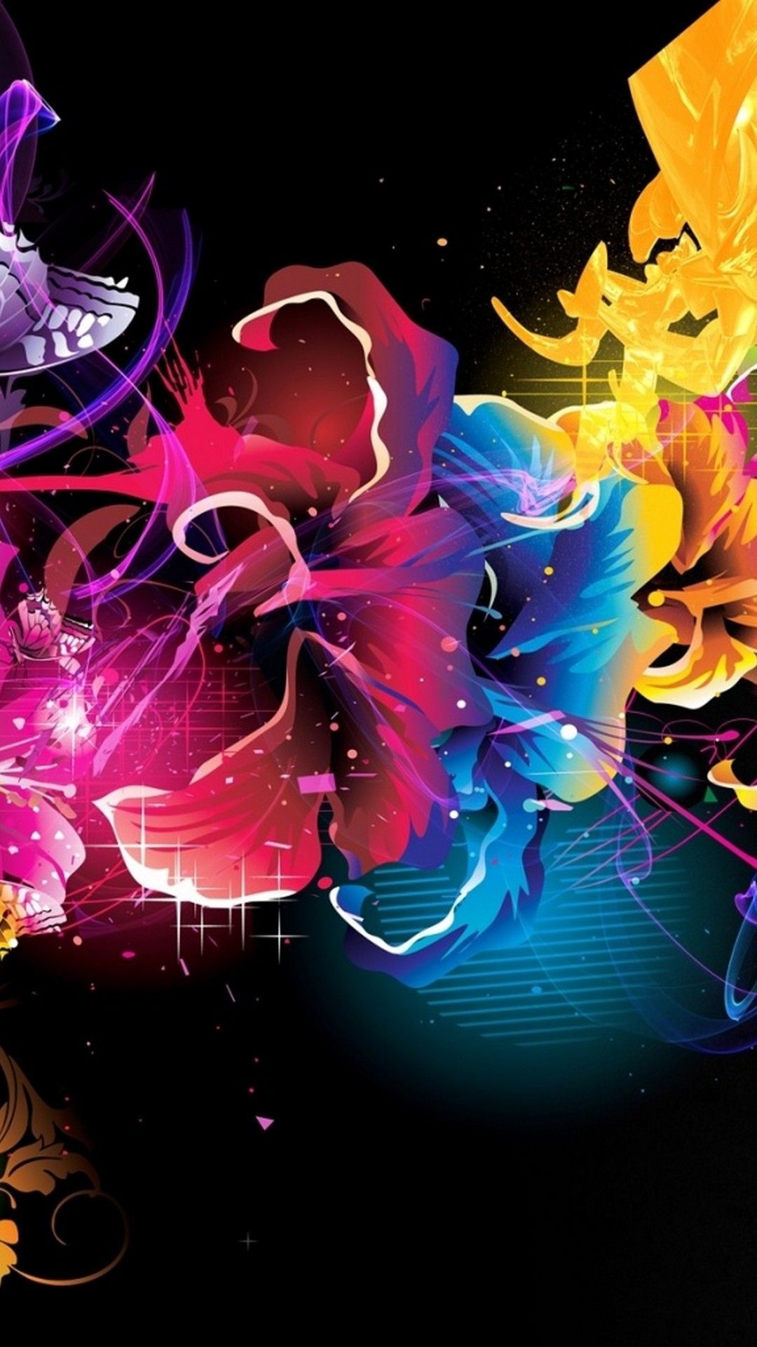 Dark Colourful Wallpapers - Top Free Dark Colourful Backgrounds ...