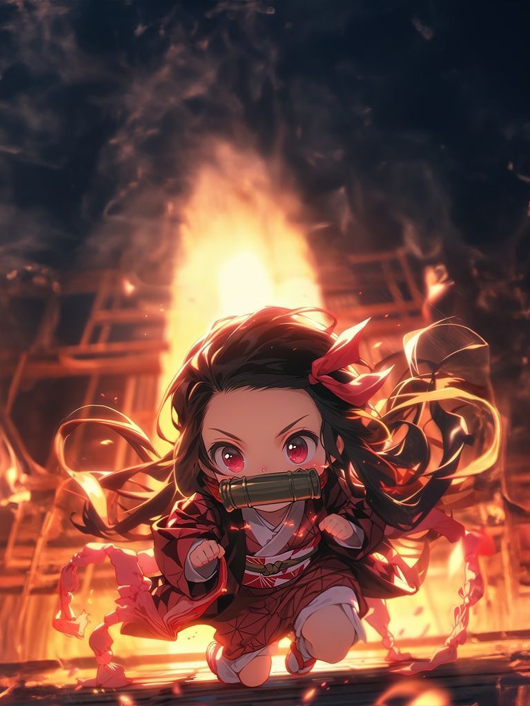 Baby Nezuko Wallpapers - Top Free Baby Nezuko Backgrounds - WallpaperAccess