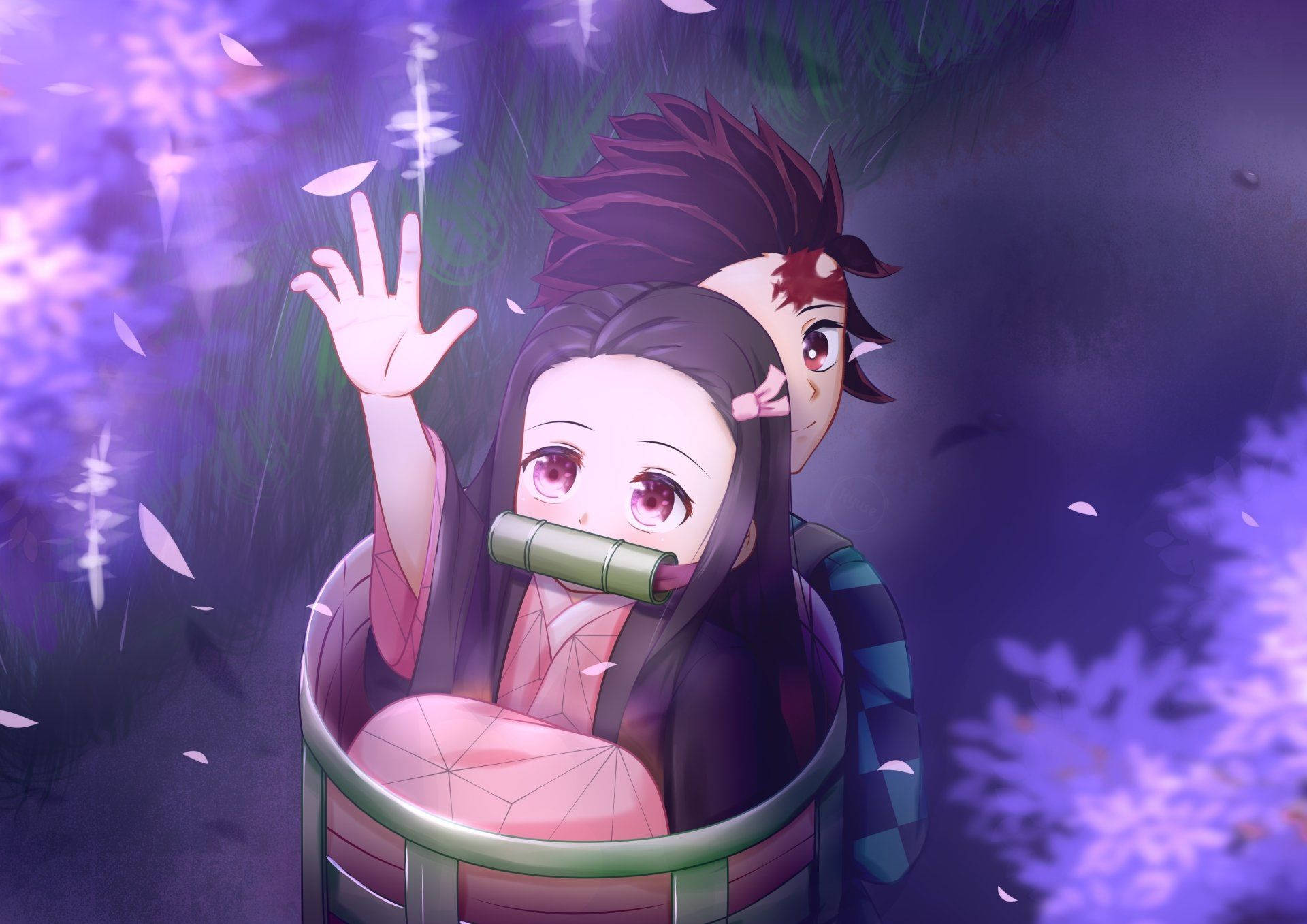 Baby Nezuko Wallpapers - Top Free Baby Nezuko Backgrounds - WallpaperAccess