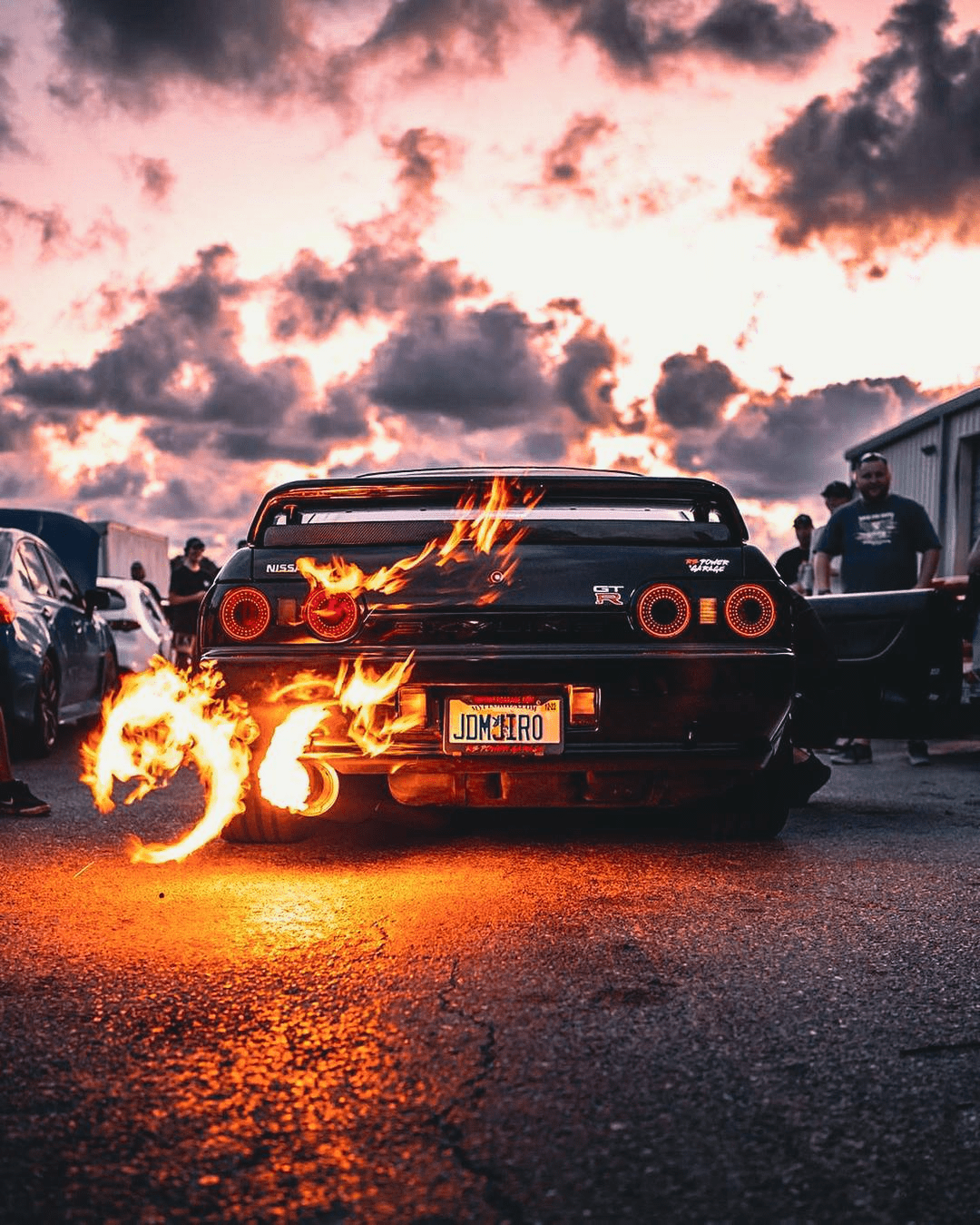 GTR Flames Wallpapers - Top Free GTR Flames Backgrounds - WallpaperAccess