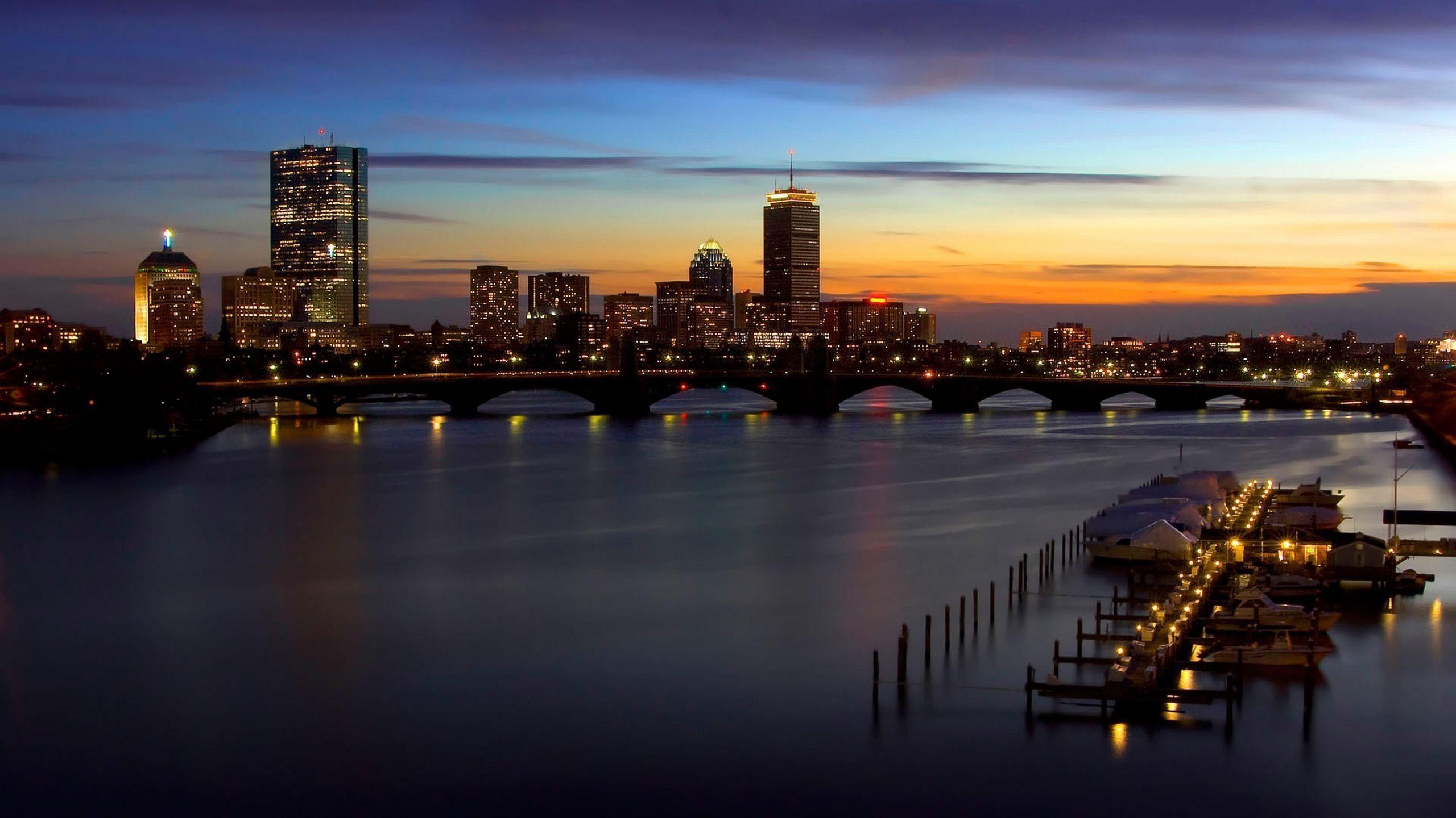 Boston Skyline Wallpapers - Top Free Boston Skyline Backgrounds ...