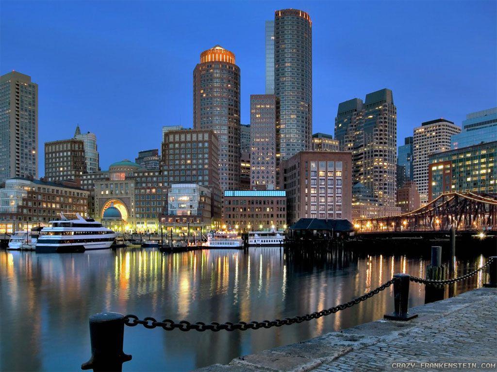 Boston Skyline Wallpapers - Top Free Boston Skyline Backgrounds ...