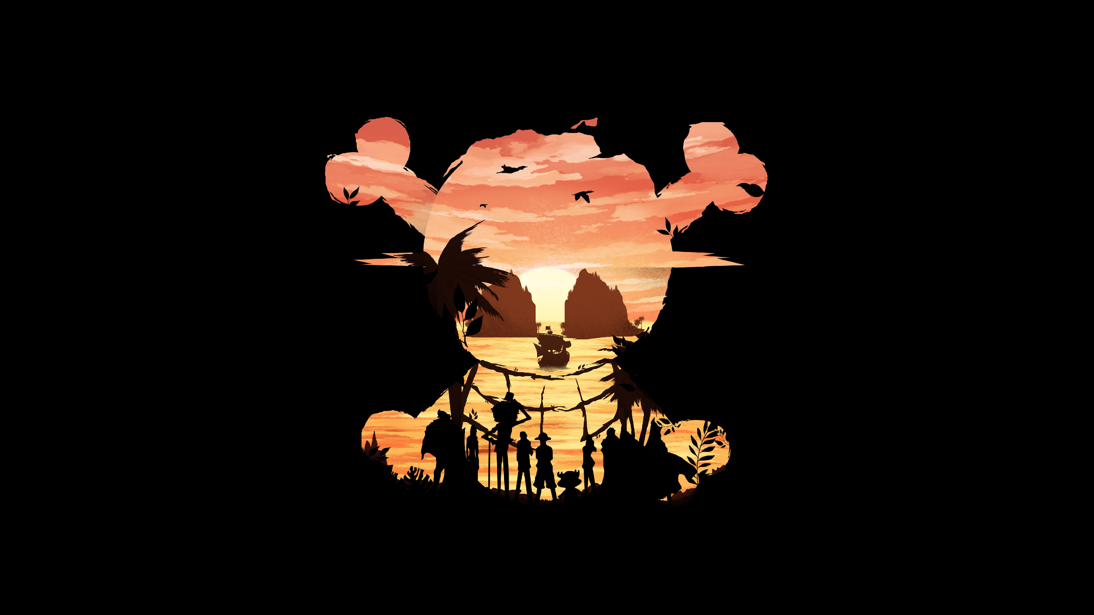 One Piece Silhouette Wallpapers - Top Free One Piece Silhouette ...
