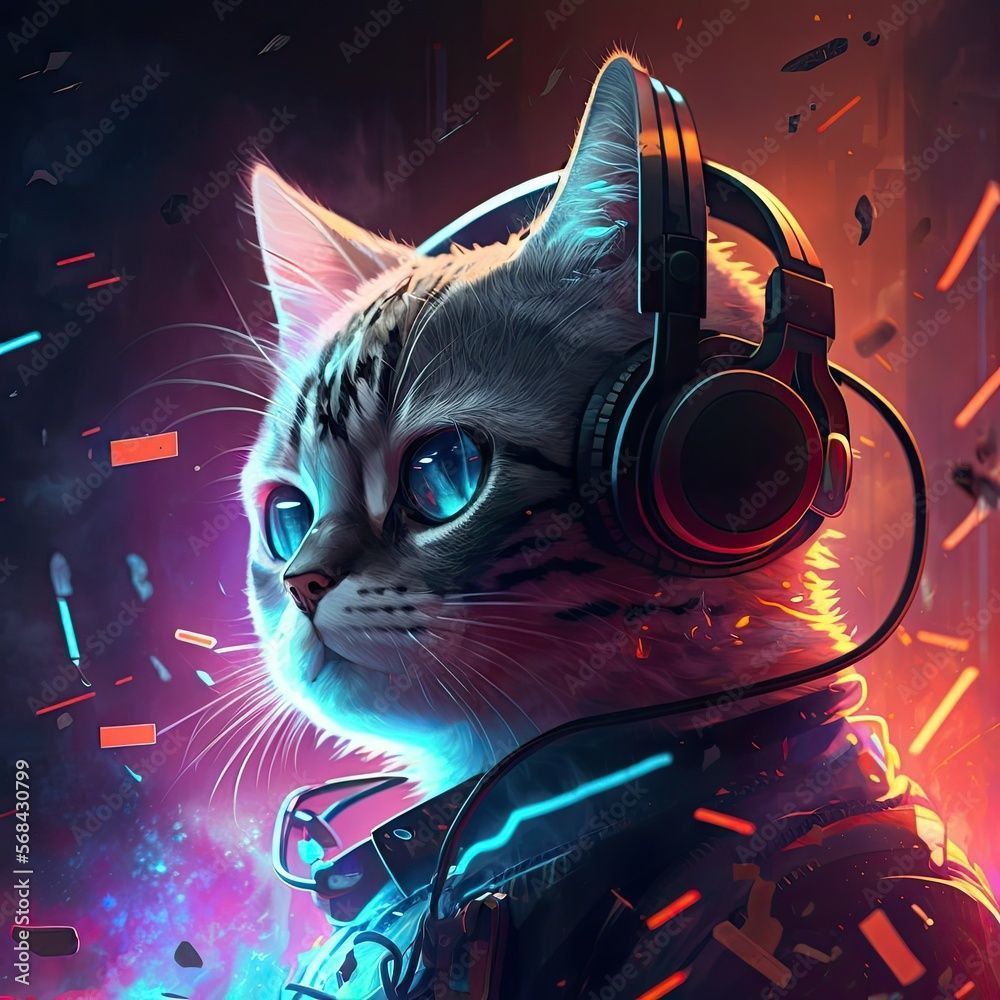 Cat Music Wallpapers - Top Free Cat Music Backgrounds - WallpaperAccess