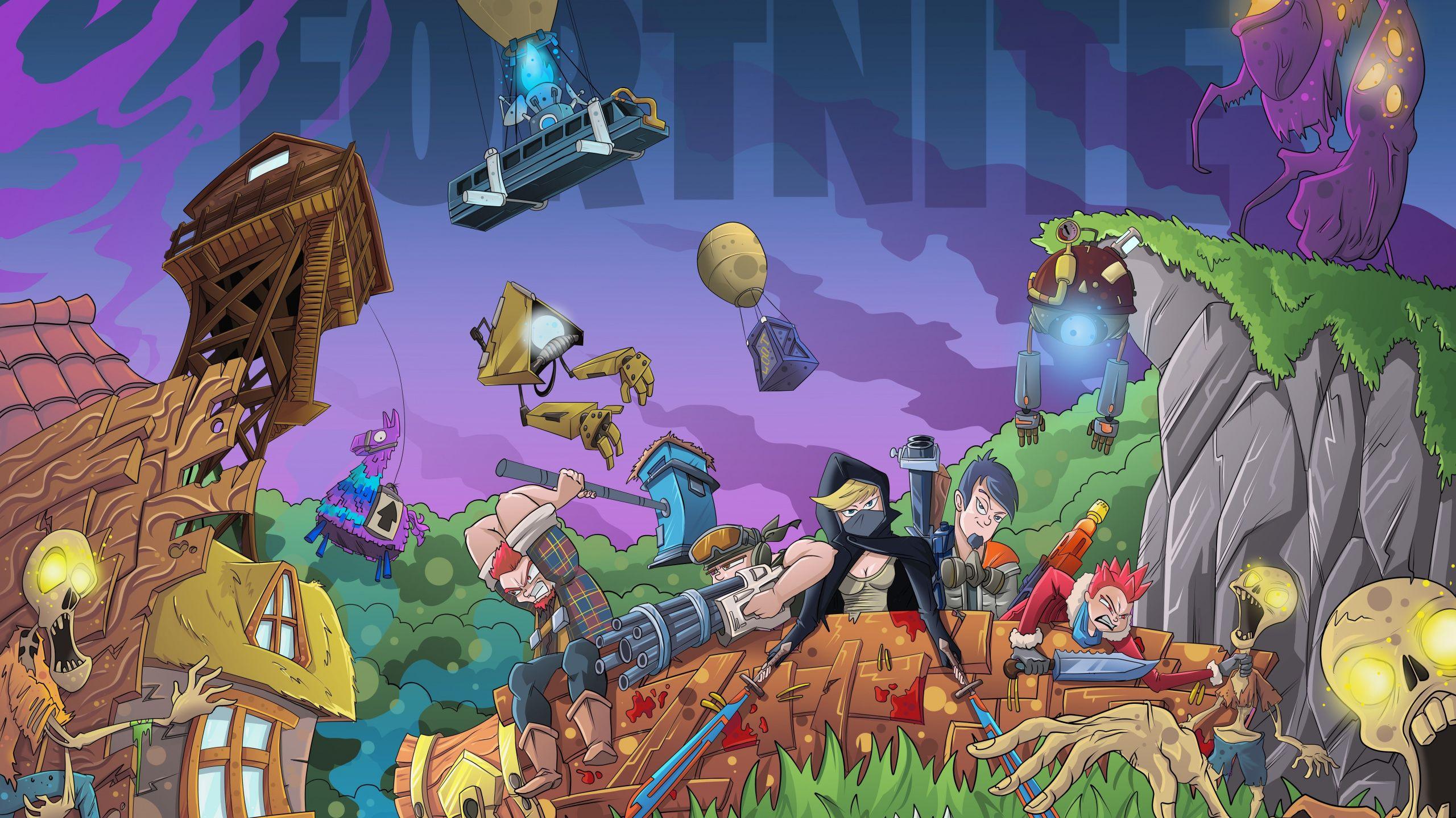 Fortnite 2560X1440 Wallpapers - Top Free Fortnite 2560X1440 Backgrounds ...