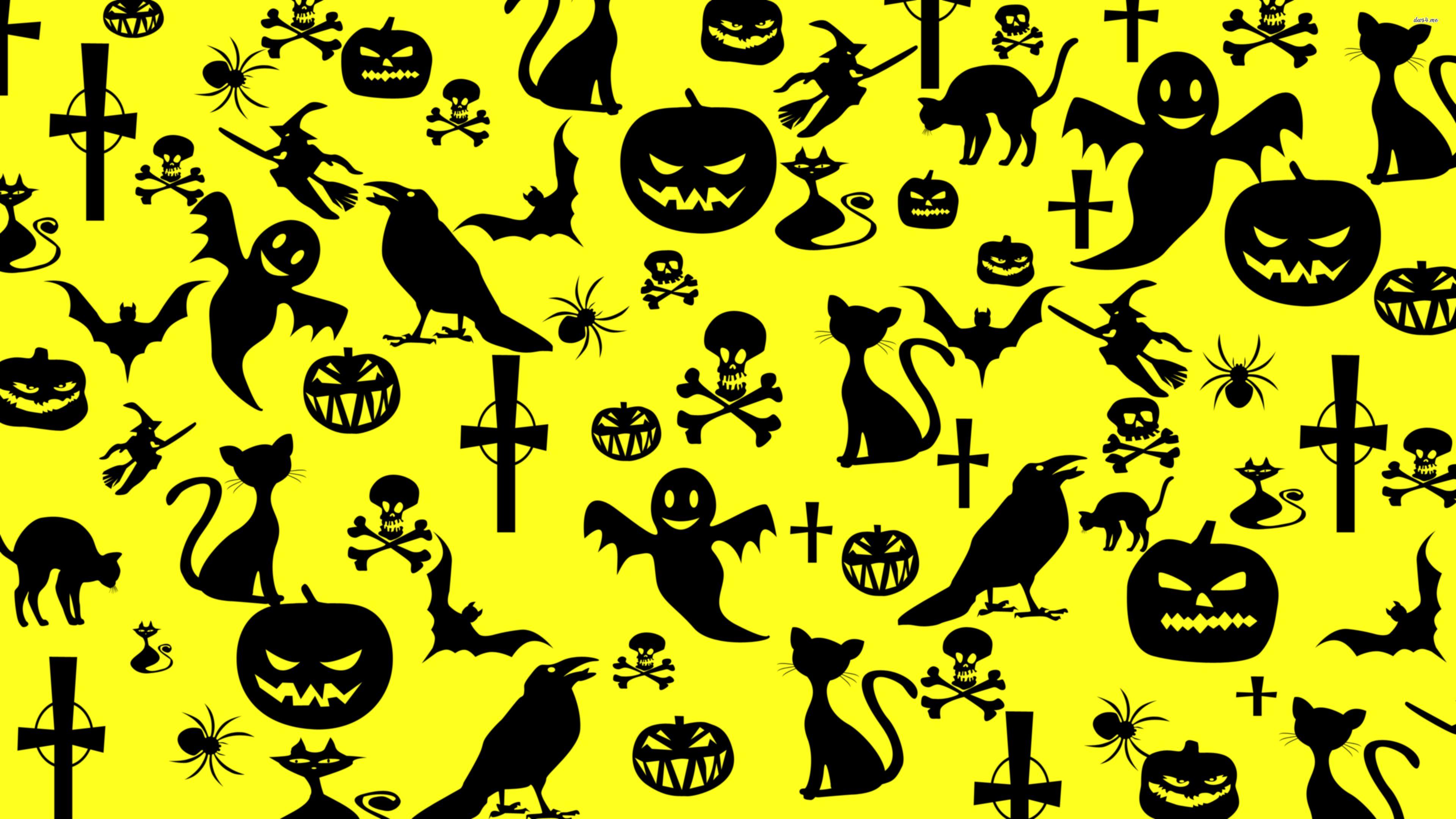 Halloween Pattern Wallpapers - Top Free Halloween Pattern Backgrounds ...