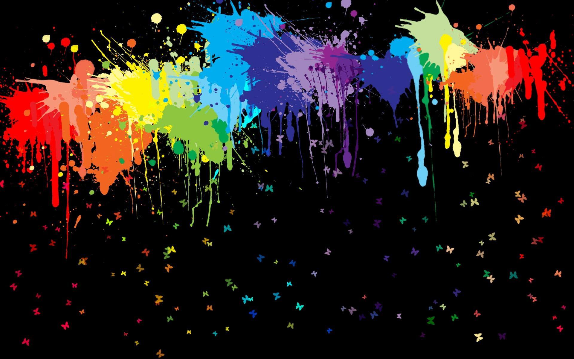 Paint Splatter HD Wallpapers - Top Free Paint Splatter HD Backgrounds ...