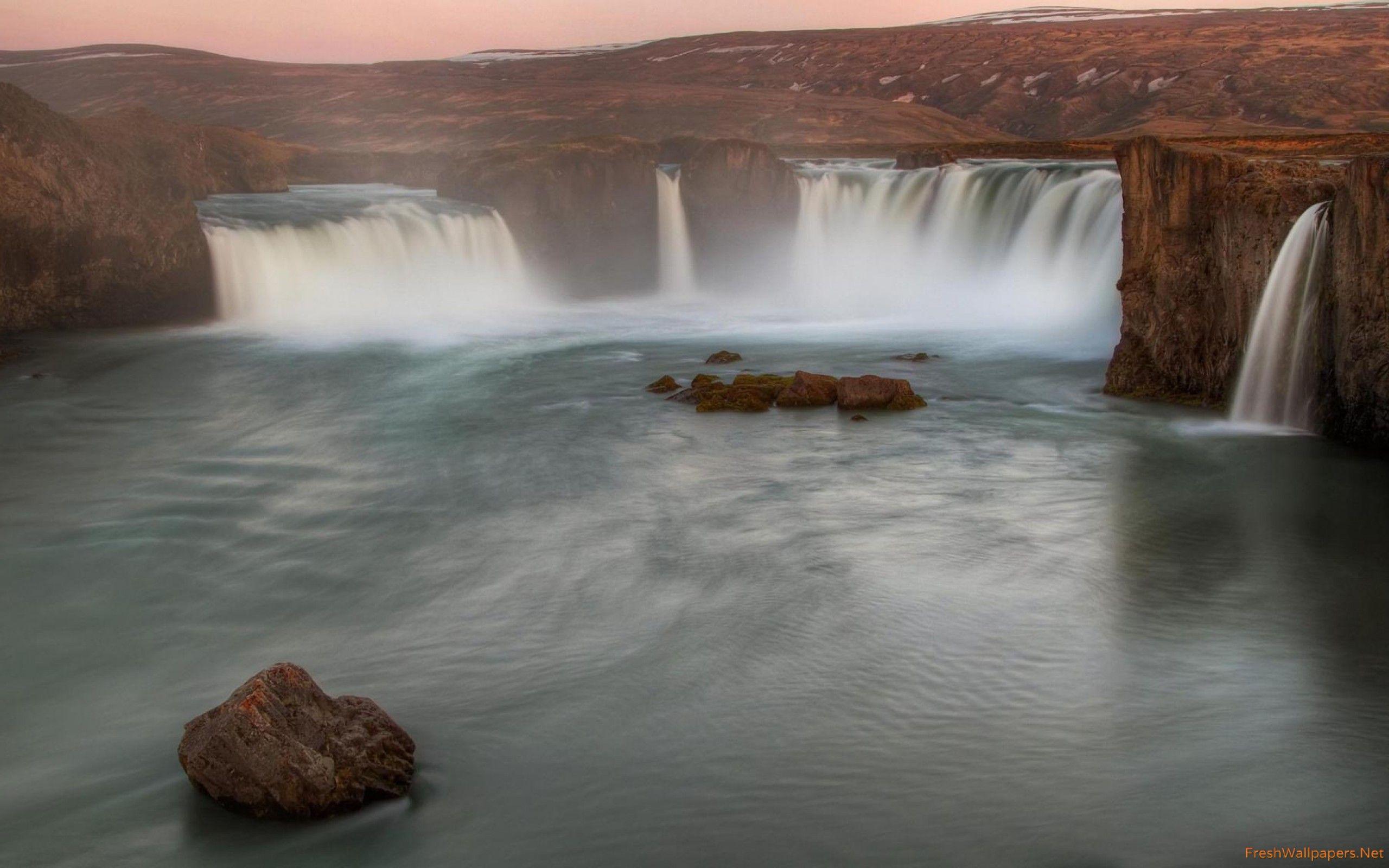 Sunset Waterfall Wallpapers - Top Free Sunset Waterfall Backgrounds ...