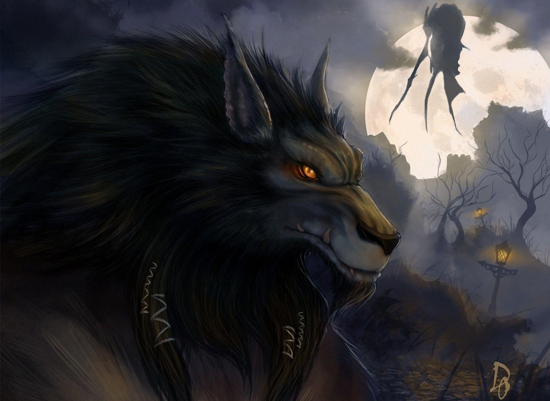 Halloween Werewolf Wallpapers - Top Free Halloween Werewolf Backgrounds ...