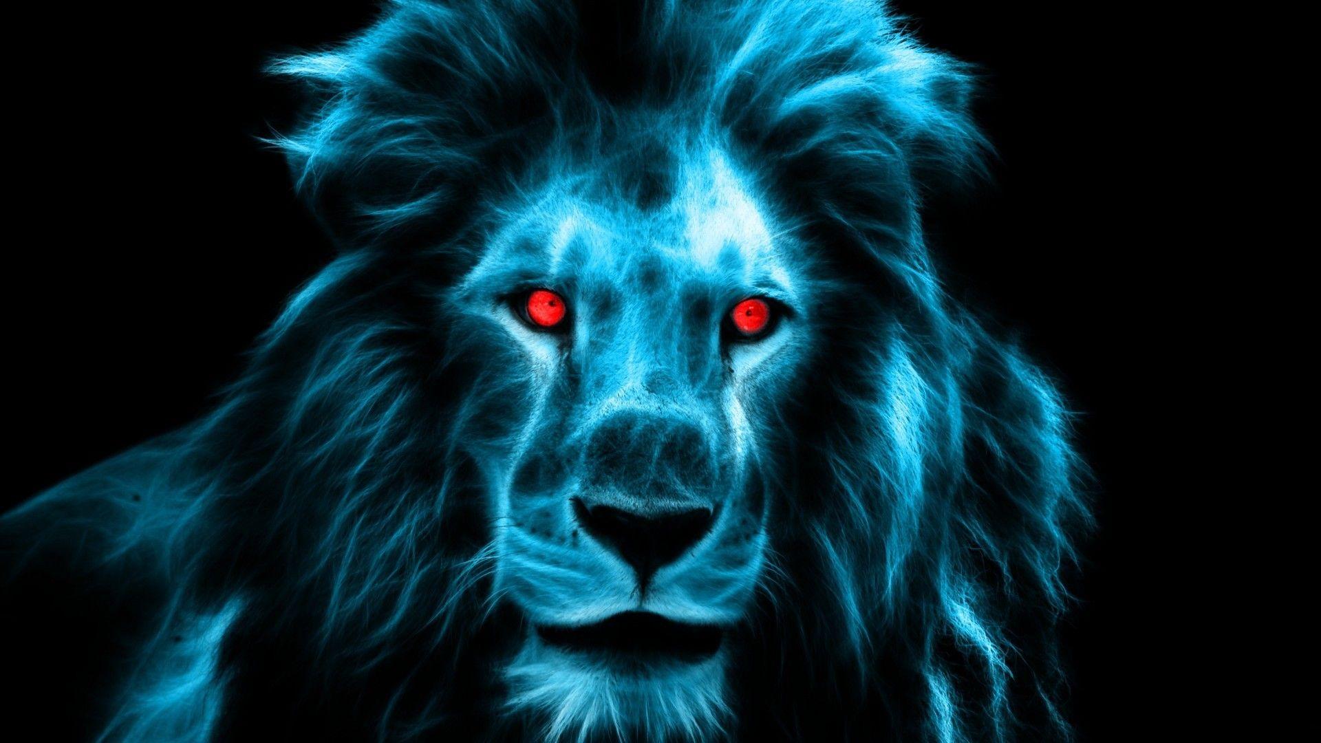 Blue Cool Lion Wallpapers - Top Free Blue Cool Lion Backgrounds ...