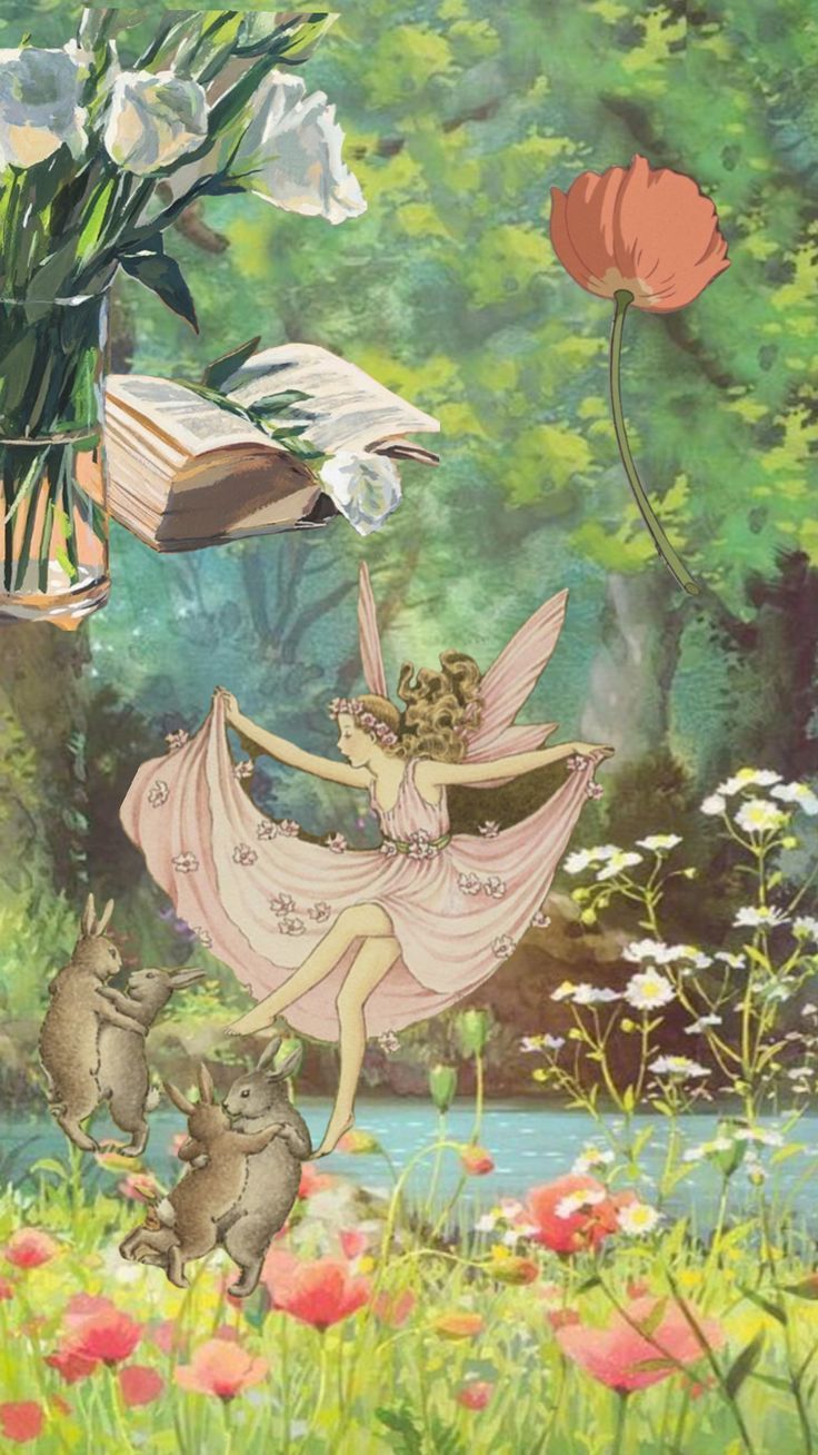 Vintage Fairy Wallpapers - Top Free Vintage Fairy Backgrounds ...