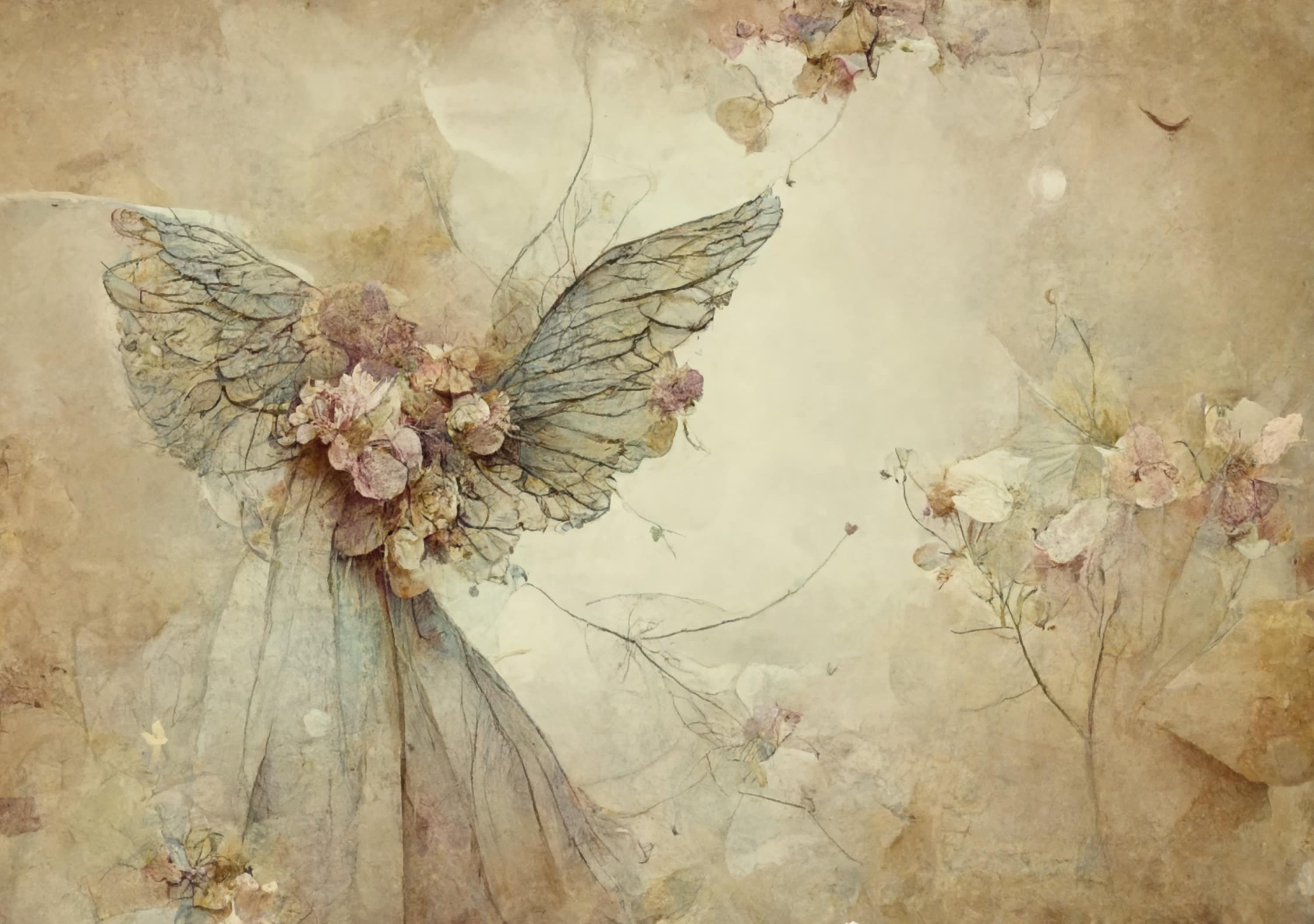 Vintage Fairy Wallpapers - Top Free Vintage Fairy Backgrounds ...