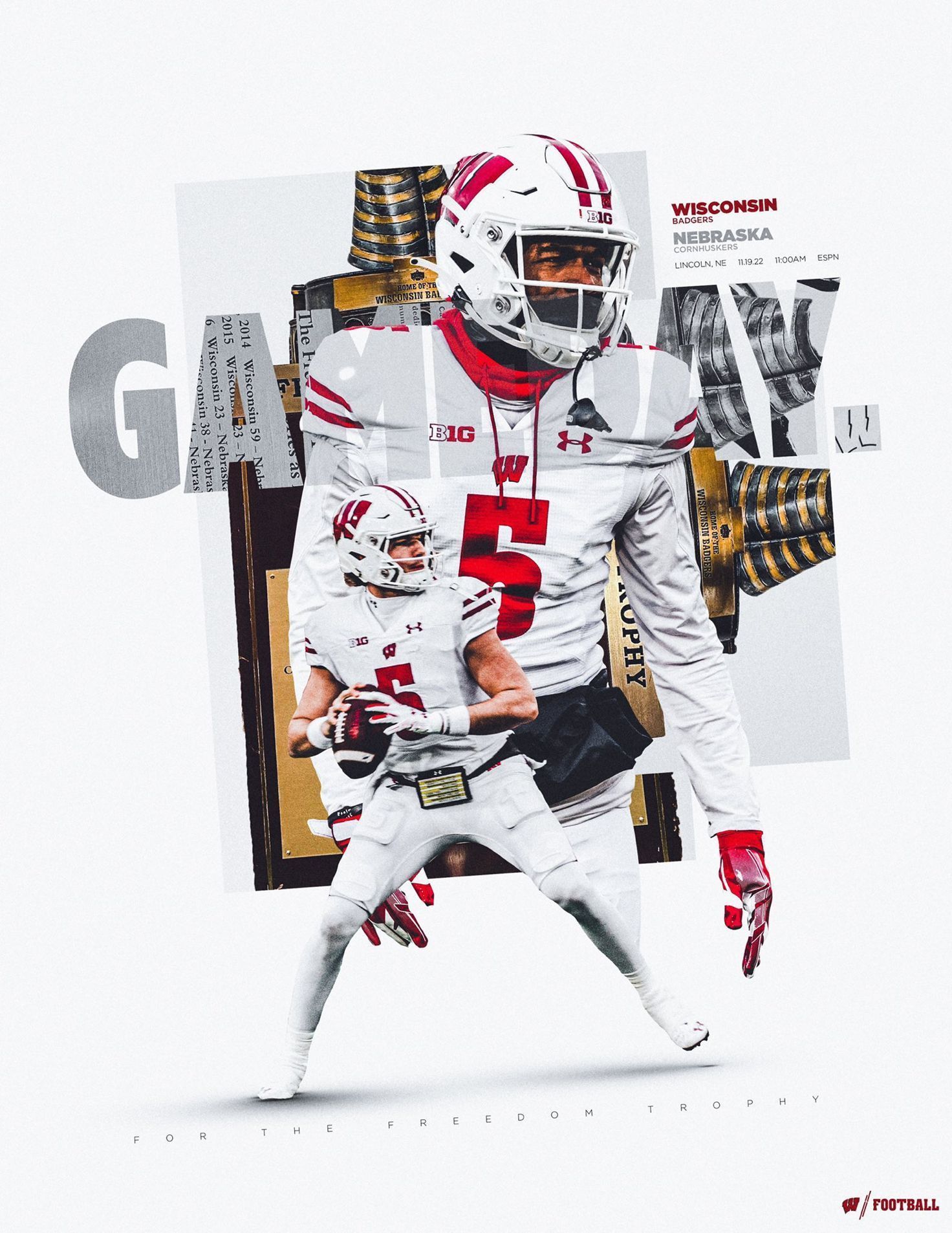 Wisconsin Football Wallpapers - Top Free Wisconsin Football Backgrounds ...