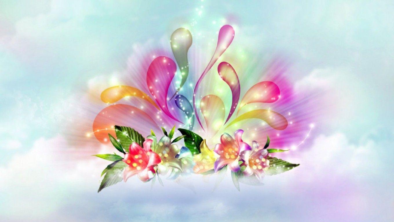 Colorful Abstract Flower Wallpapers - Top Free Colorful Abstract Flower ...