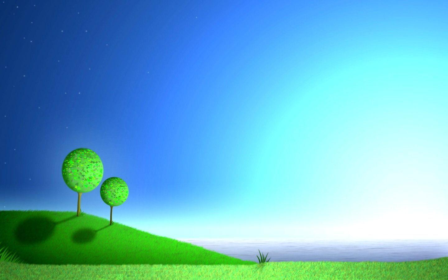 Simple Abstract Landscape Wallpapers - Top Free Simple Abstract ...