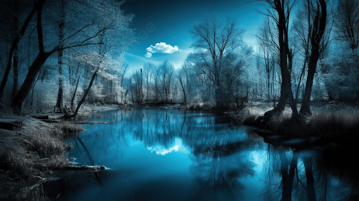 Dark Blue Nature Wallpapers - Top Free Dark Blue Nature Backgrounds ...
