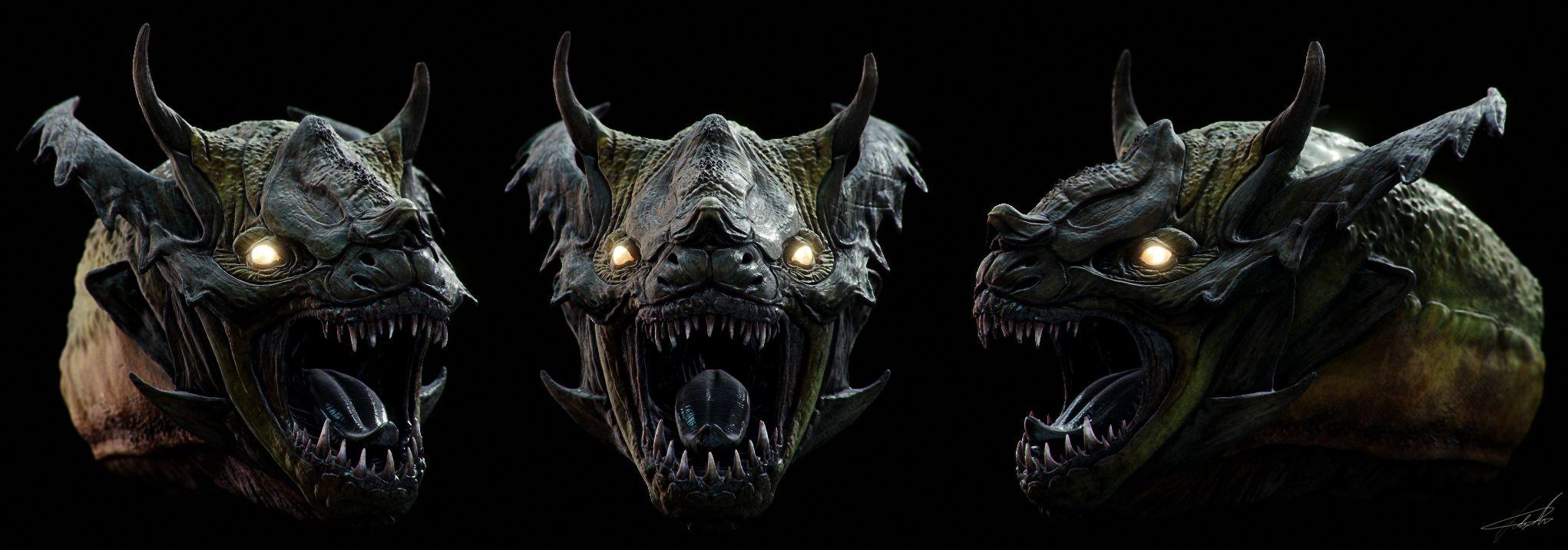 Dragon Face Wallpapers - Top Free Dragon Face Backgrounds - WallpaperAccess