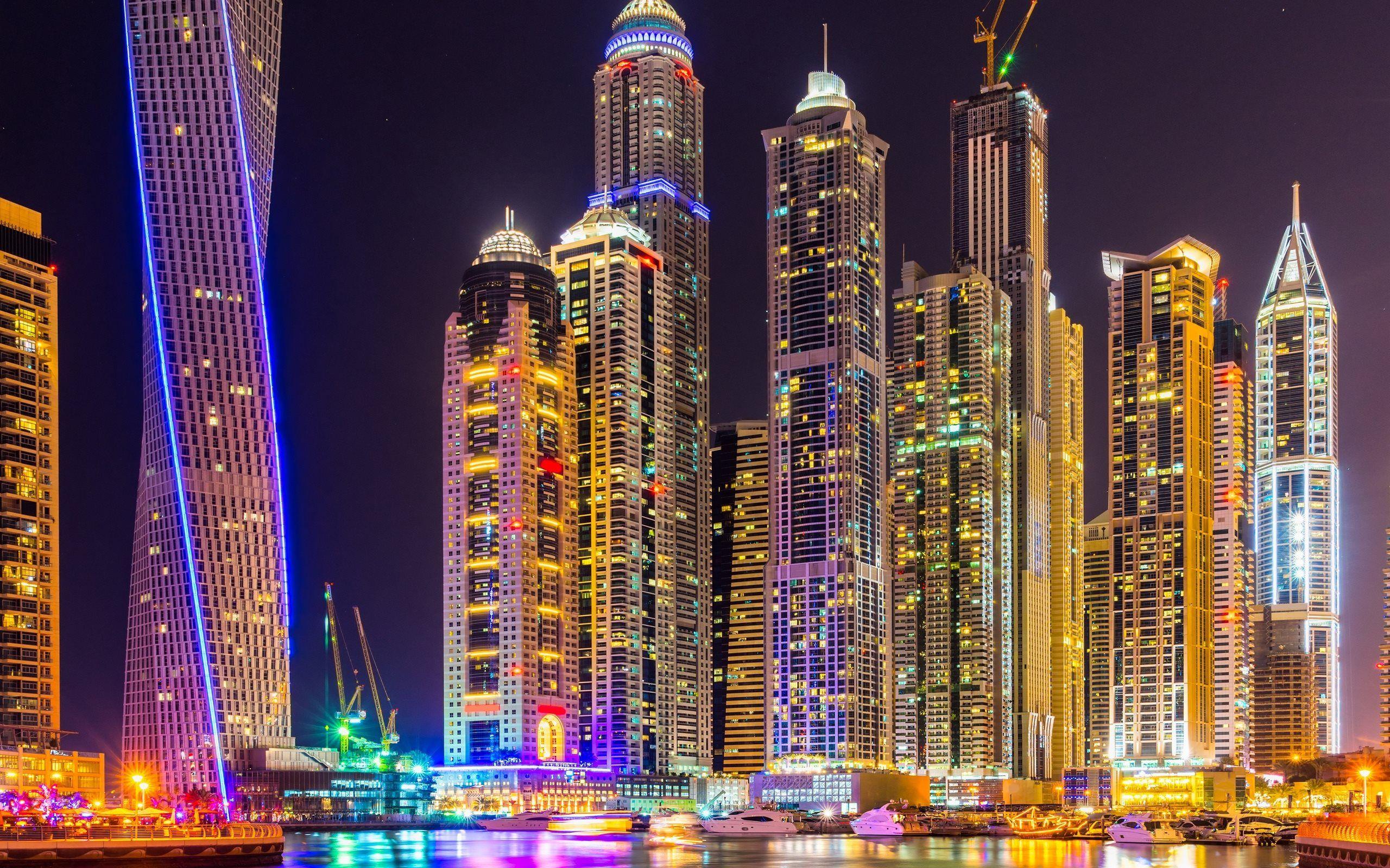 Dubai Night Wallpapers - Top Free Dubai Night Backgrounds - WallpaperAccess