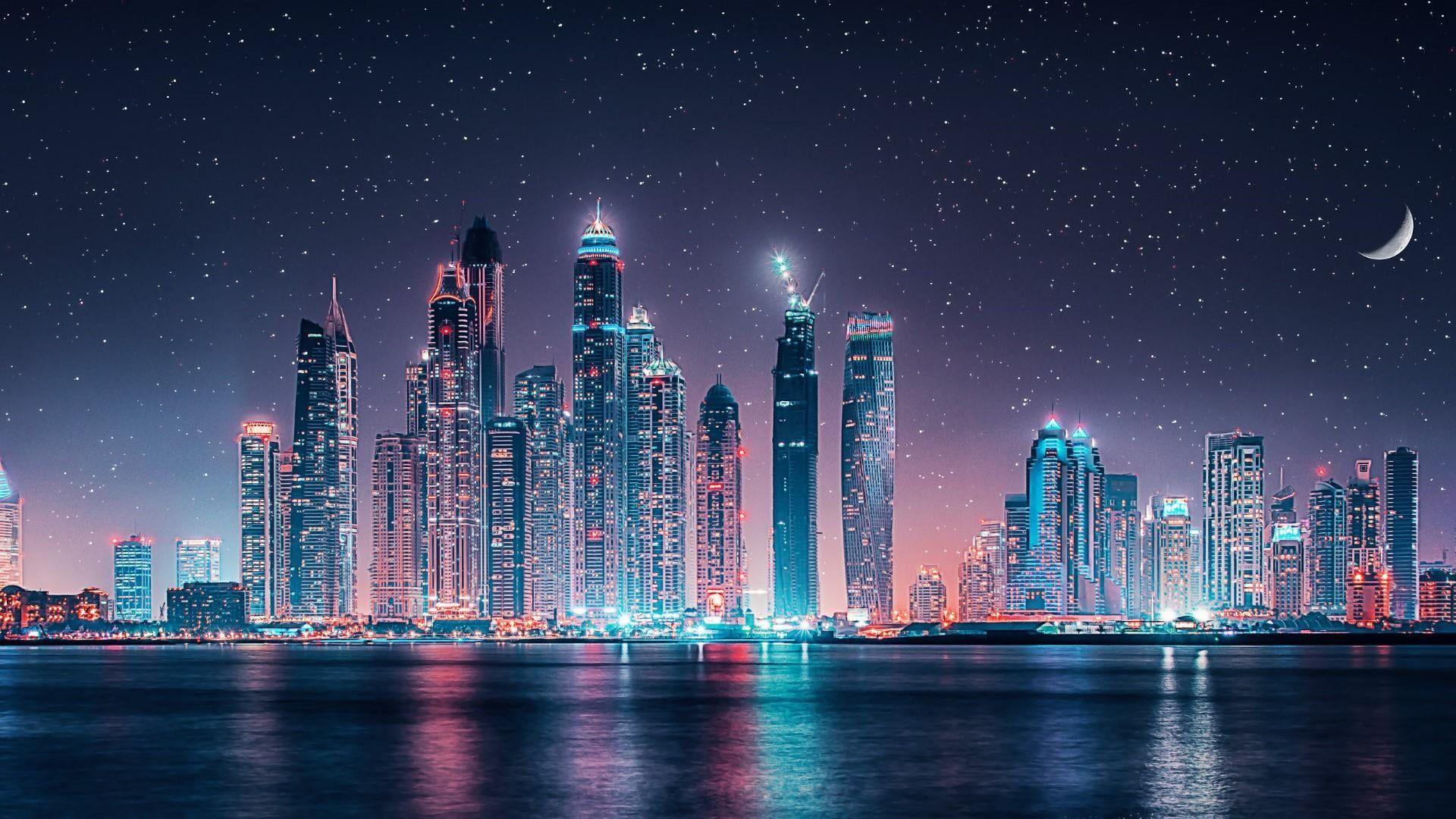 Dubai Night Wallpapers - Top Free Dubai Night Backgrounds - WallpaperAccess