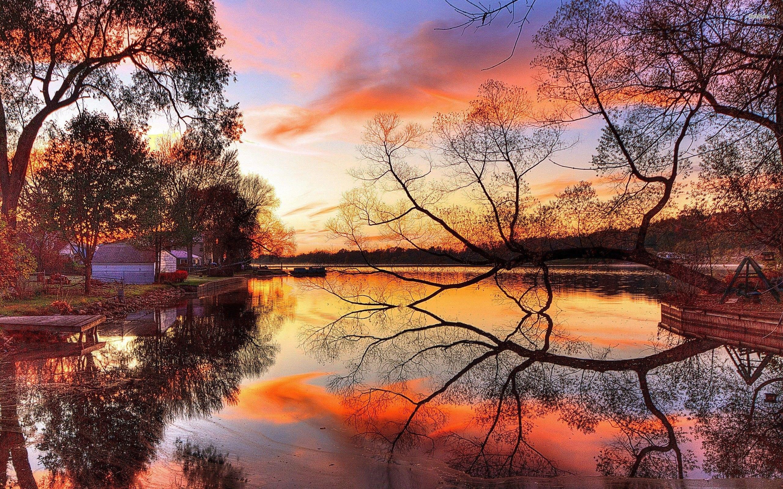 Fall Scenes Wallpapers - Top Free Fall Scenes Backgrounds - WallpaperAccess