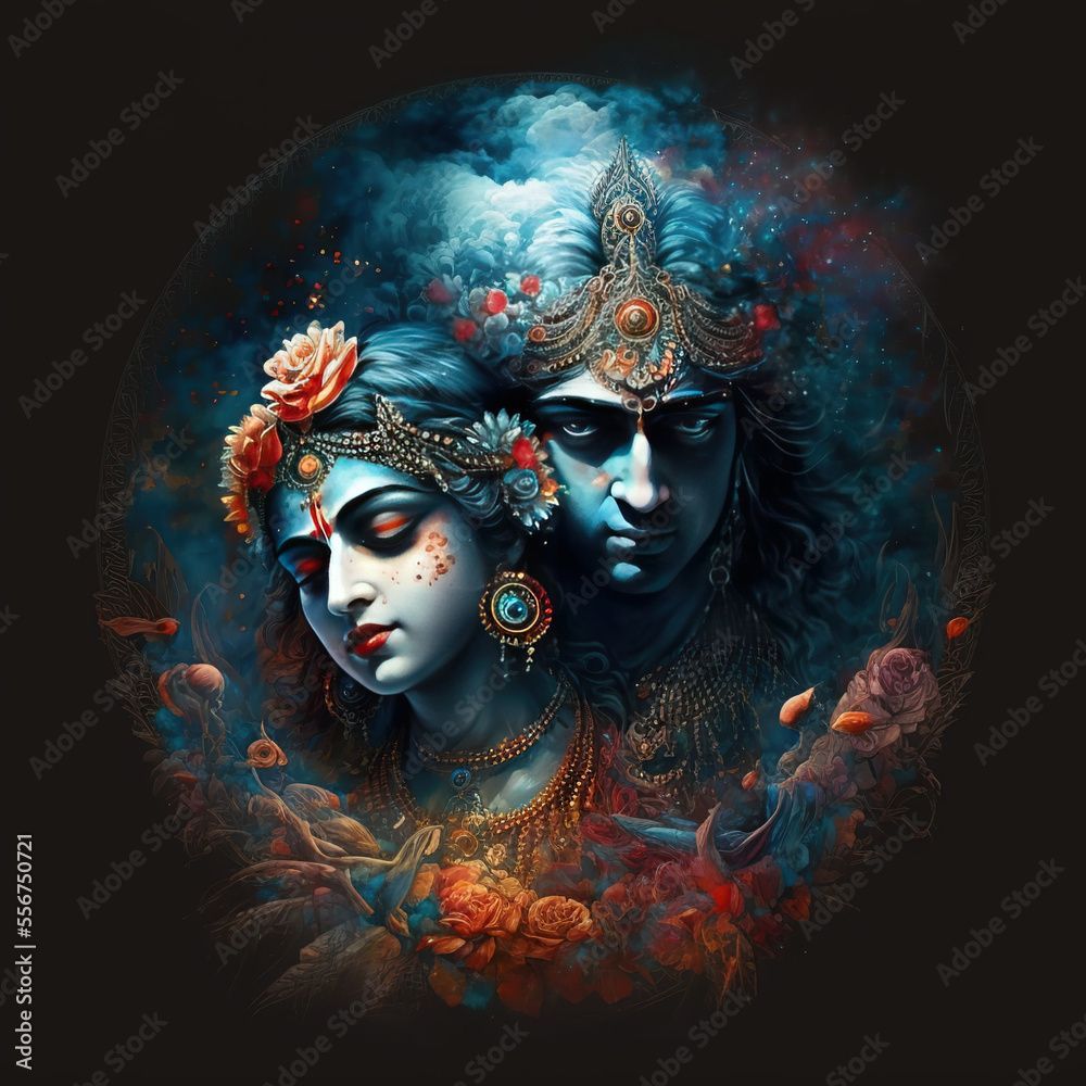 Radha Krishna Dark Wallpapers - Top Free Radha Krishna Dark Backgrounds ...