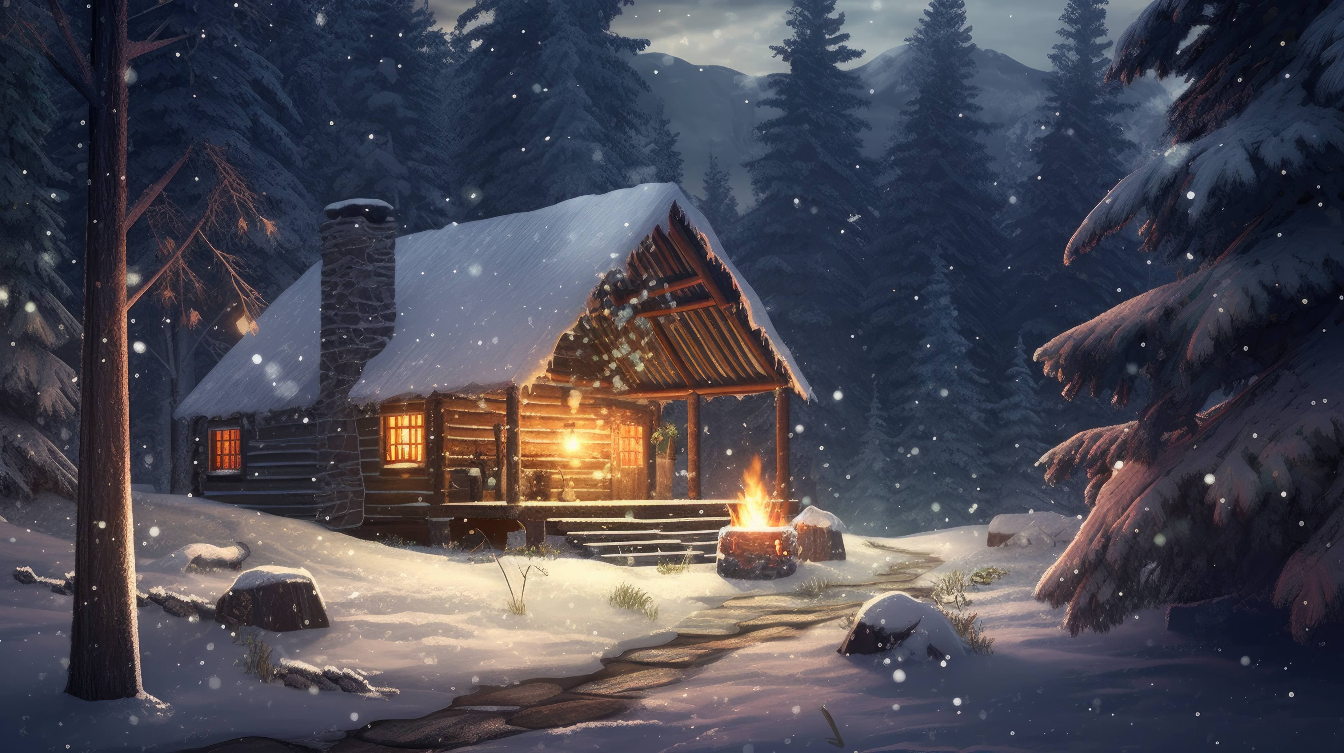 Log House Wallpapers - Top Free Log House Backgrounds - WallpaperAccess