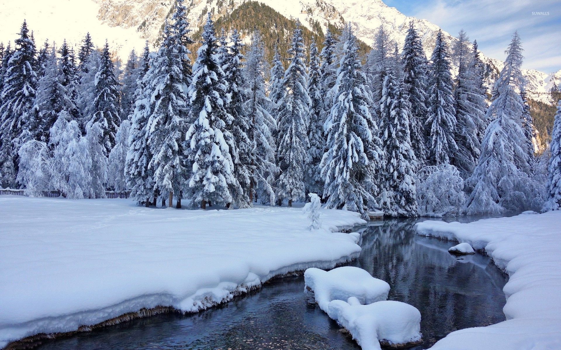 Snow River Wallpapers - Top Free Snow River Backgrounds - WallpaperAccess