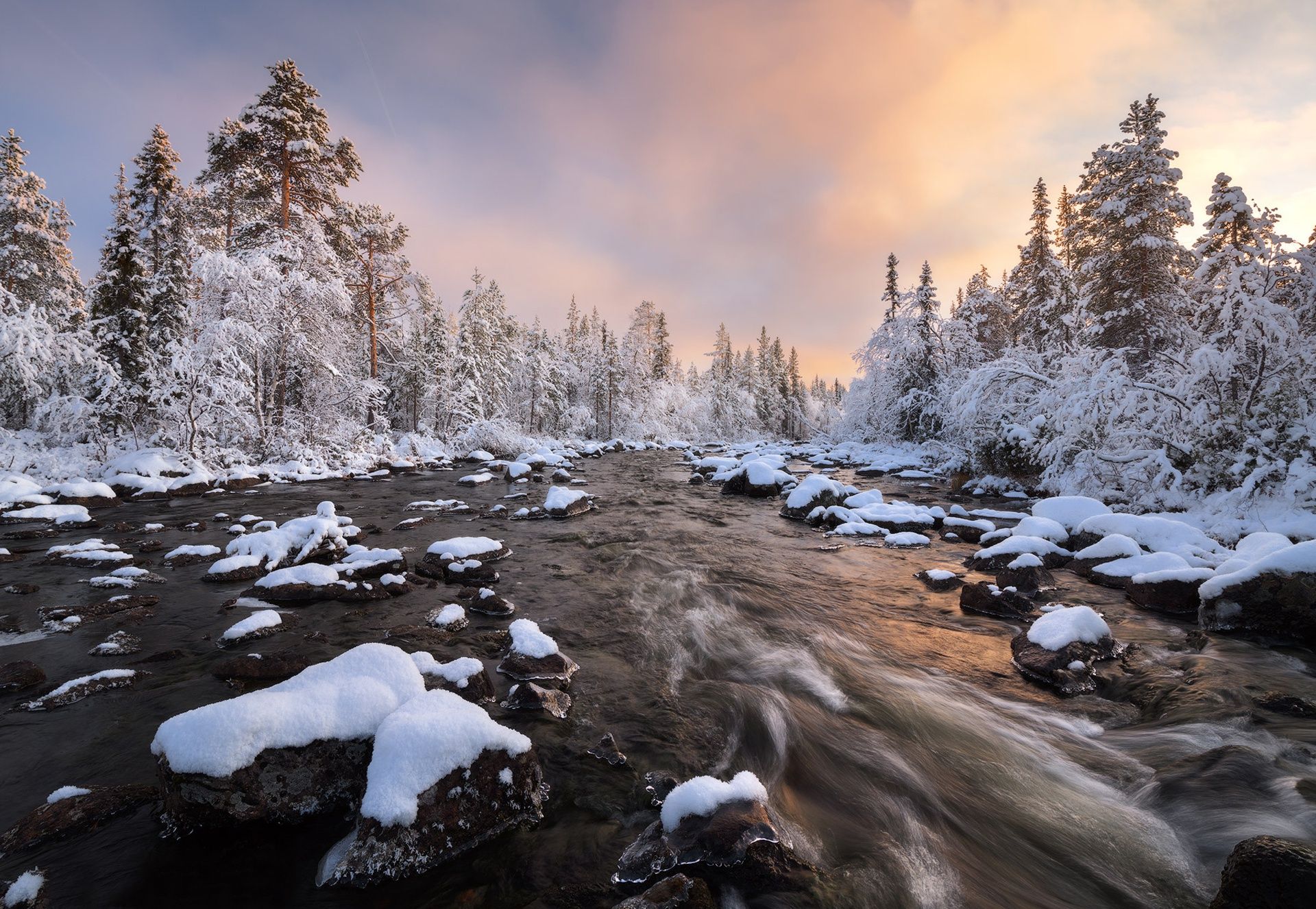 Snow River Wallpapers - Top Free Snow River Backgrounds - WallpaperAccess